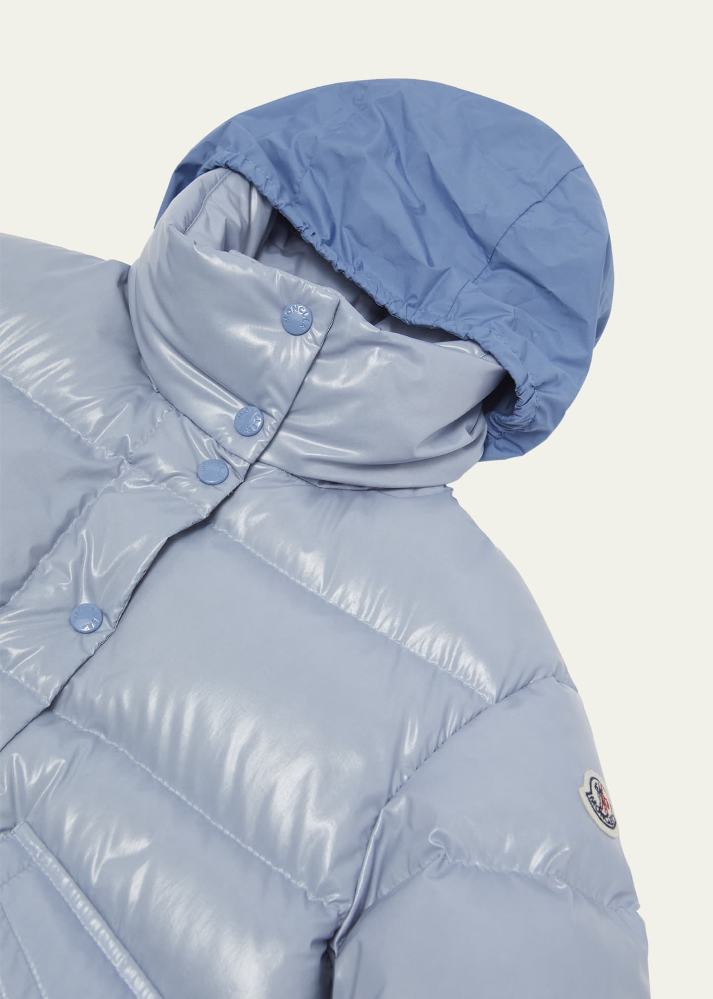 Moncler Girl's Puivert Hooded Down Jacket, Size 12-14 - Bergdorf Goodman