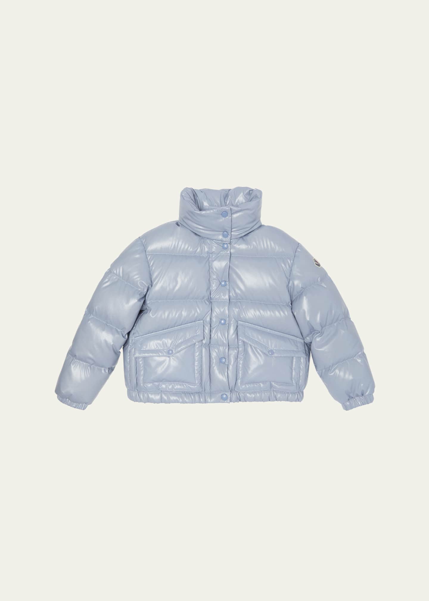 Moncler Girl's Puivert Hooded Down Jacket, Size 12-14 - Bergdorf Goodman