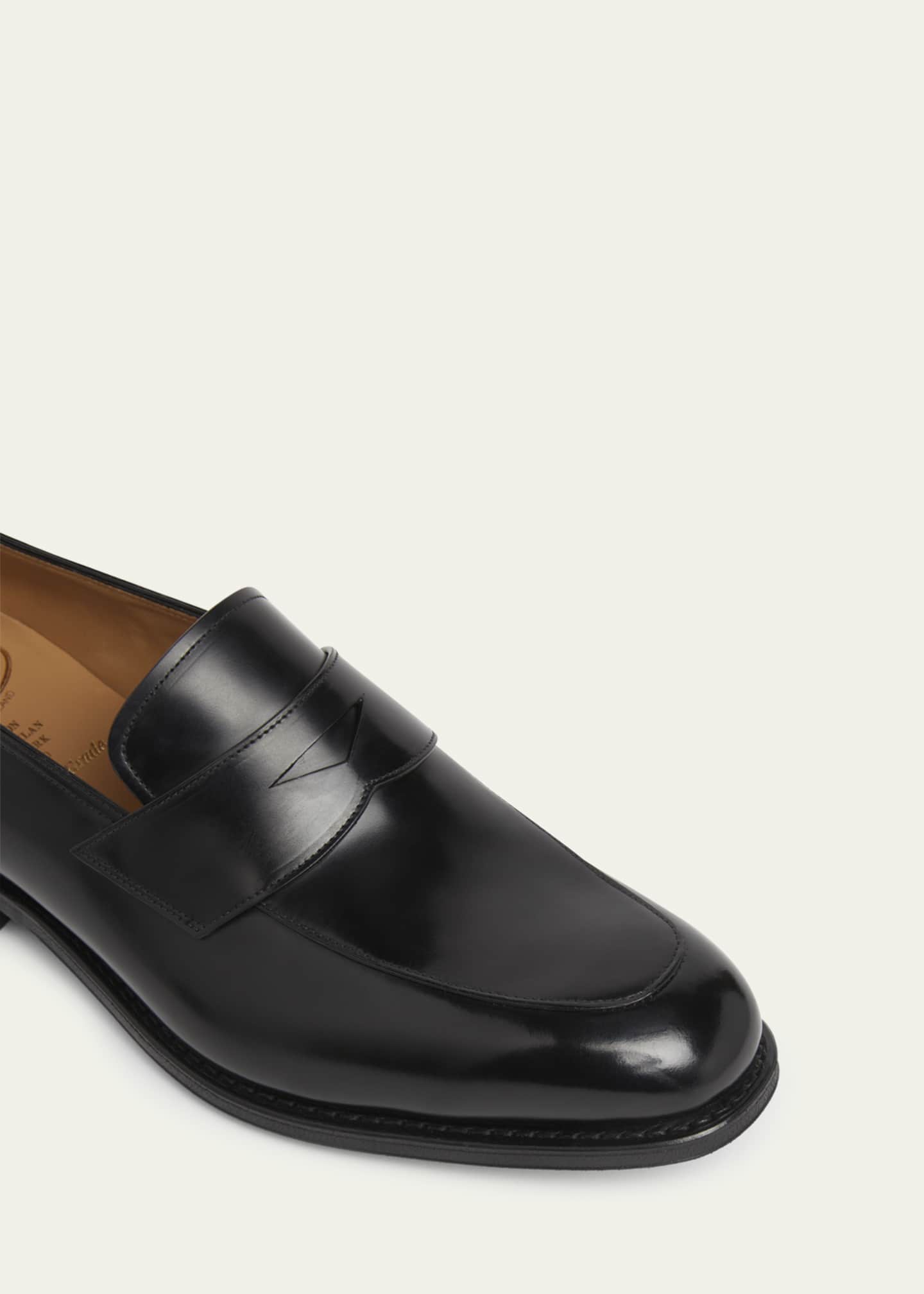 Church's Men's Hertford Leather Rubber-Sole Penny Loafers - Bergdorf ...