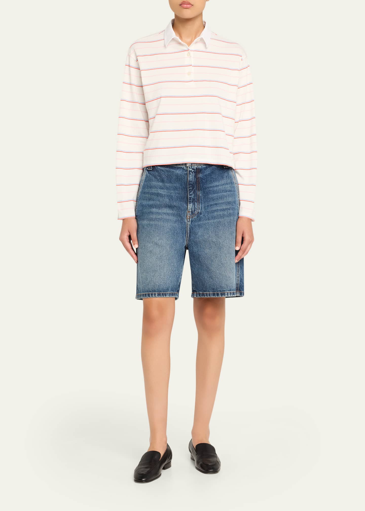 Kule The Lexie Striped Polo - Bergdorf Goodman