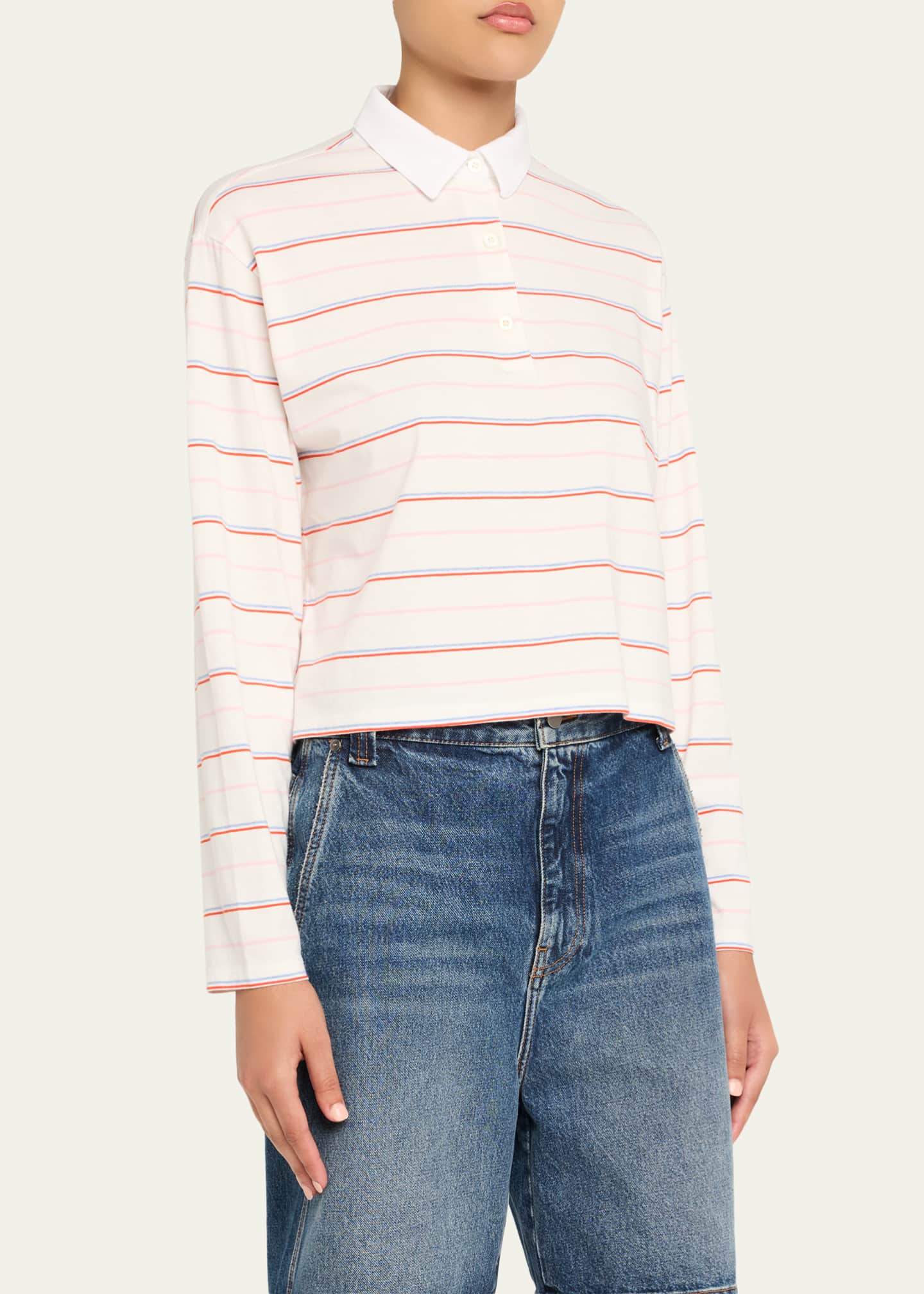 Kule The Lexie Striped Polo - Bergdorf Goodman