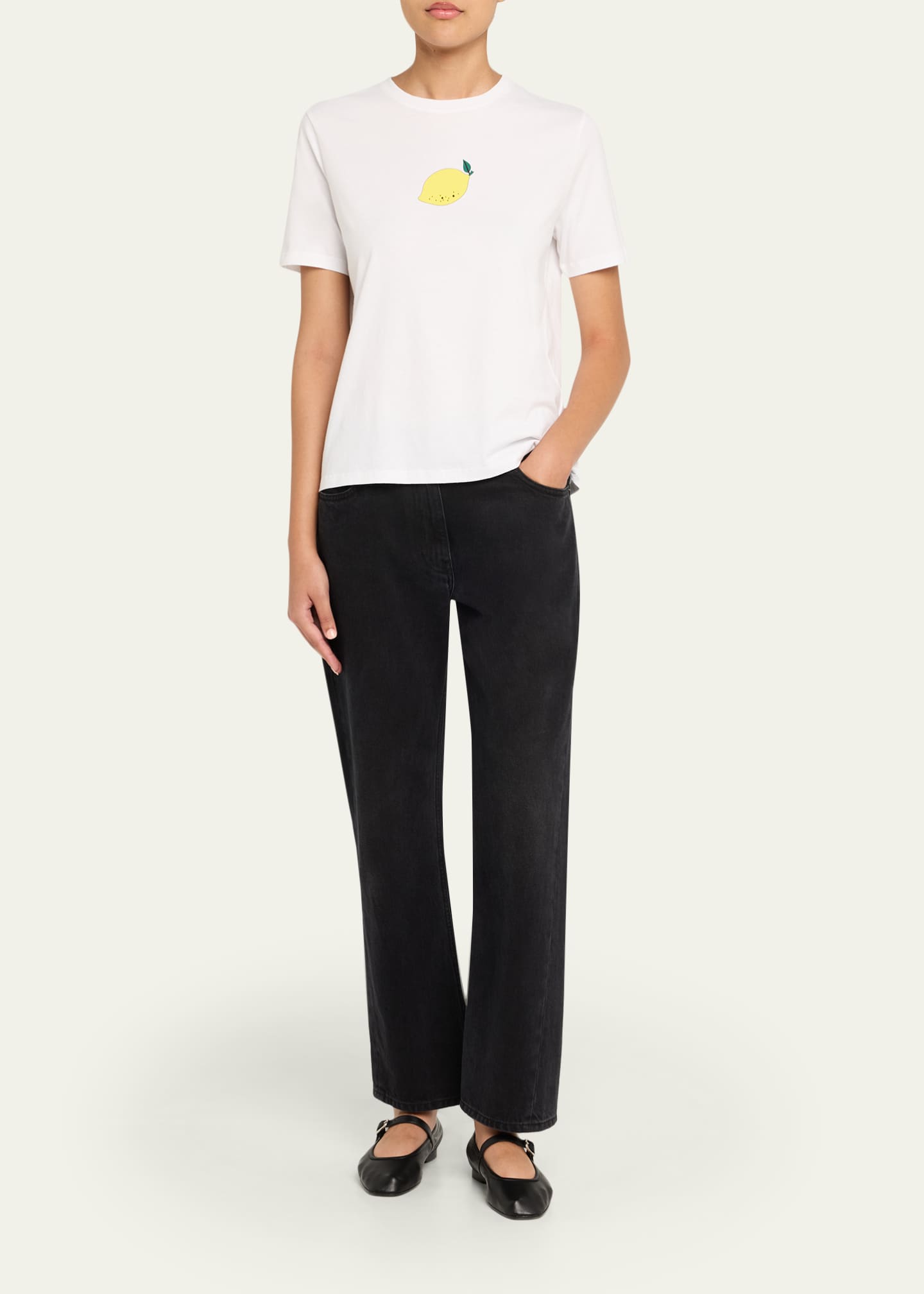 Kule The Modern Lemon Short-Sleeve T-Shirt - Bergdorf Goodman