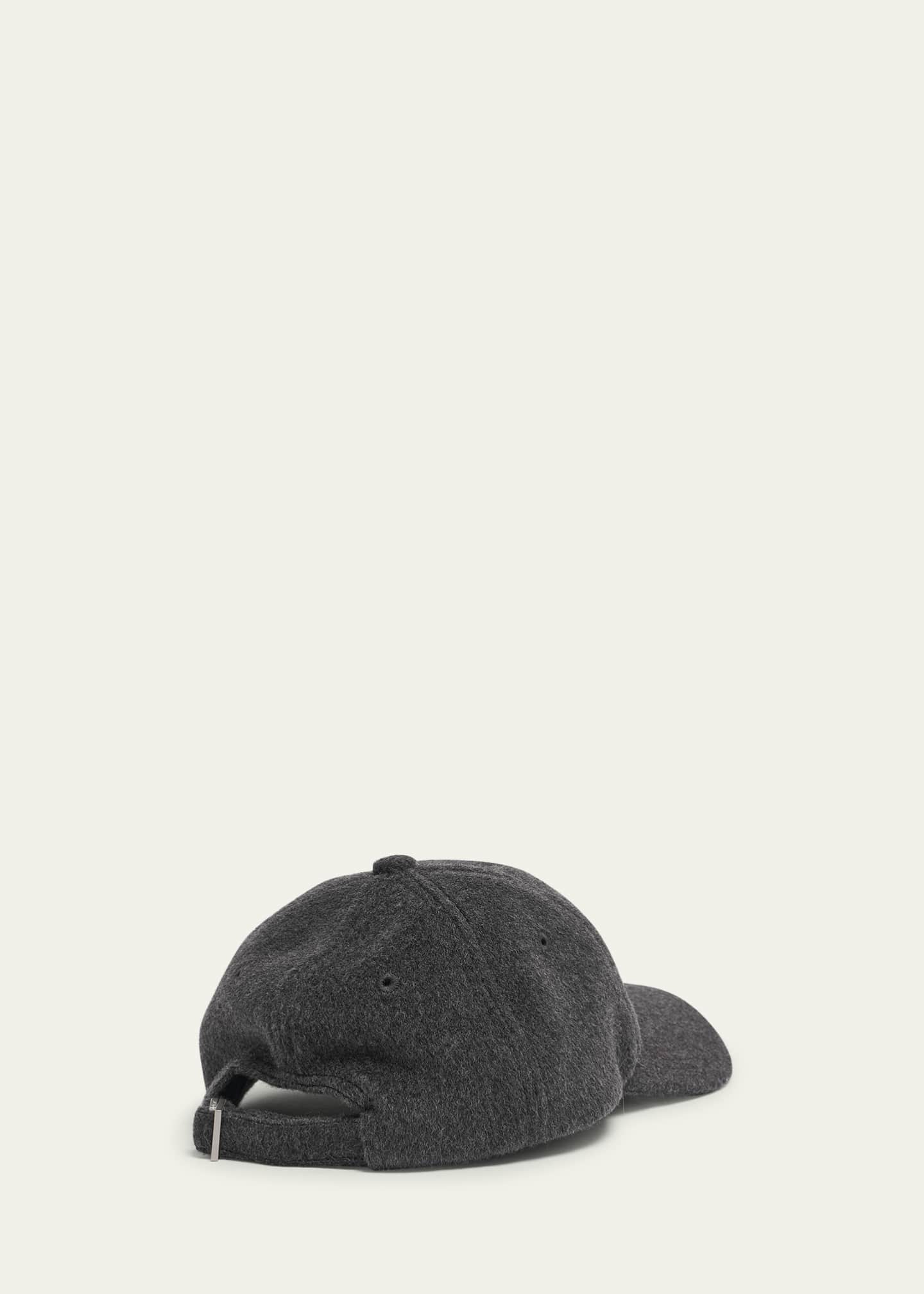 Jacquemus Men's Wool Logo Baseball Cap - Bergdorf Goodman