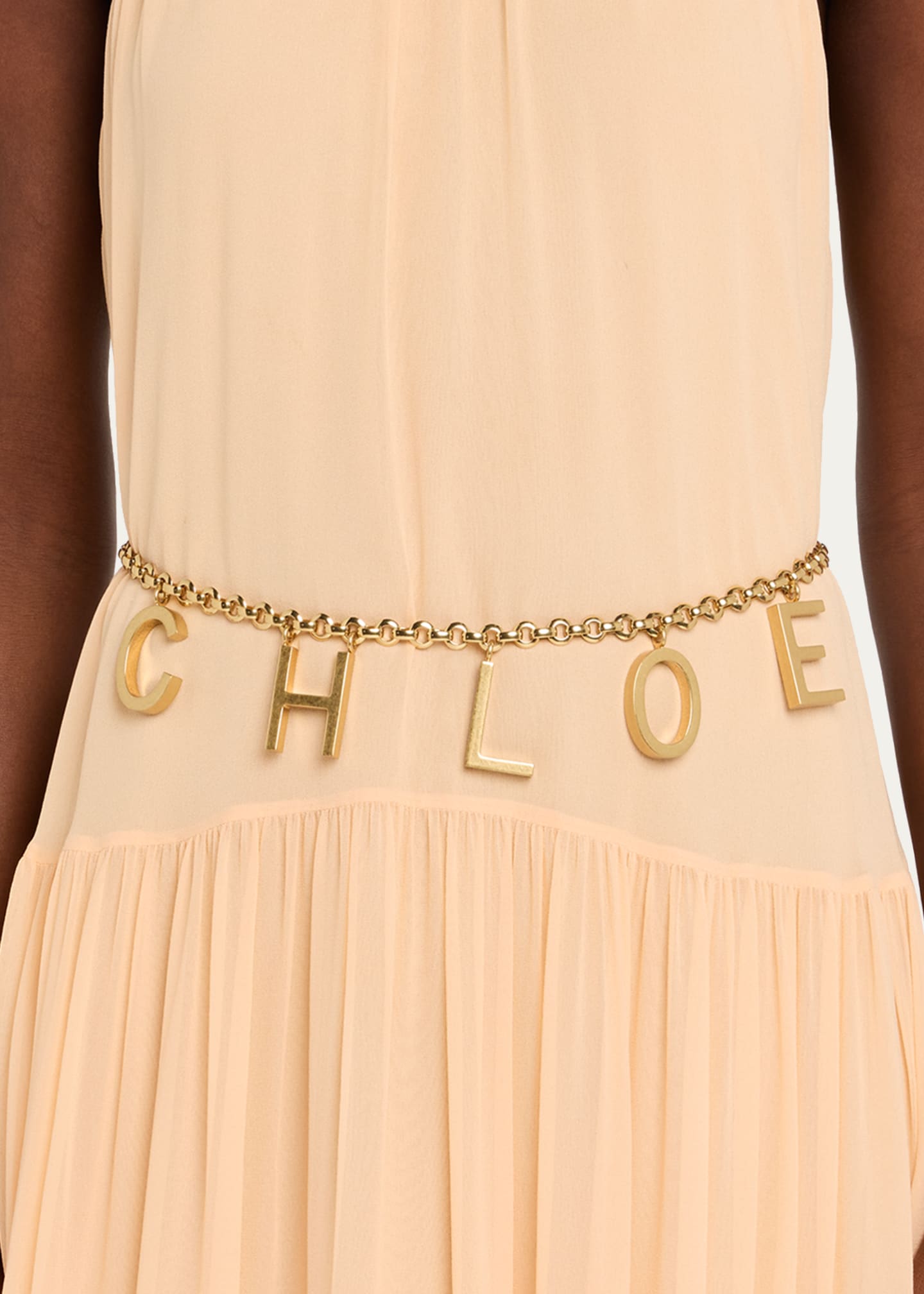 Chloe Logo Letters Belt - Bergdorf Goodman