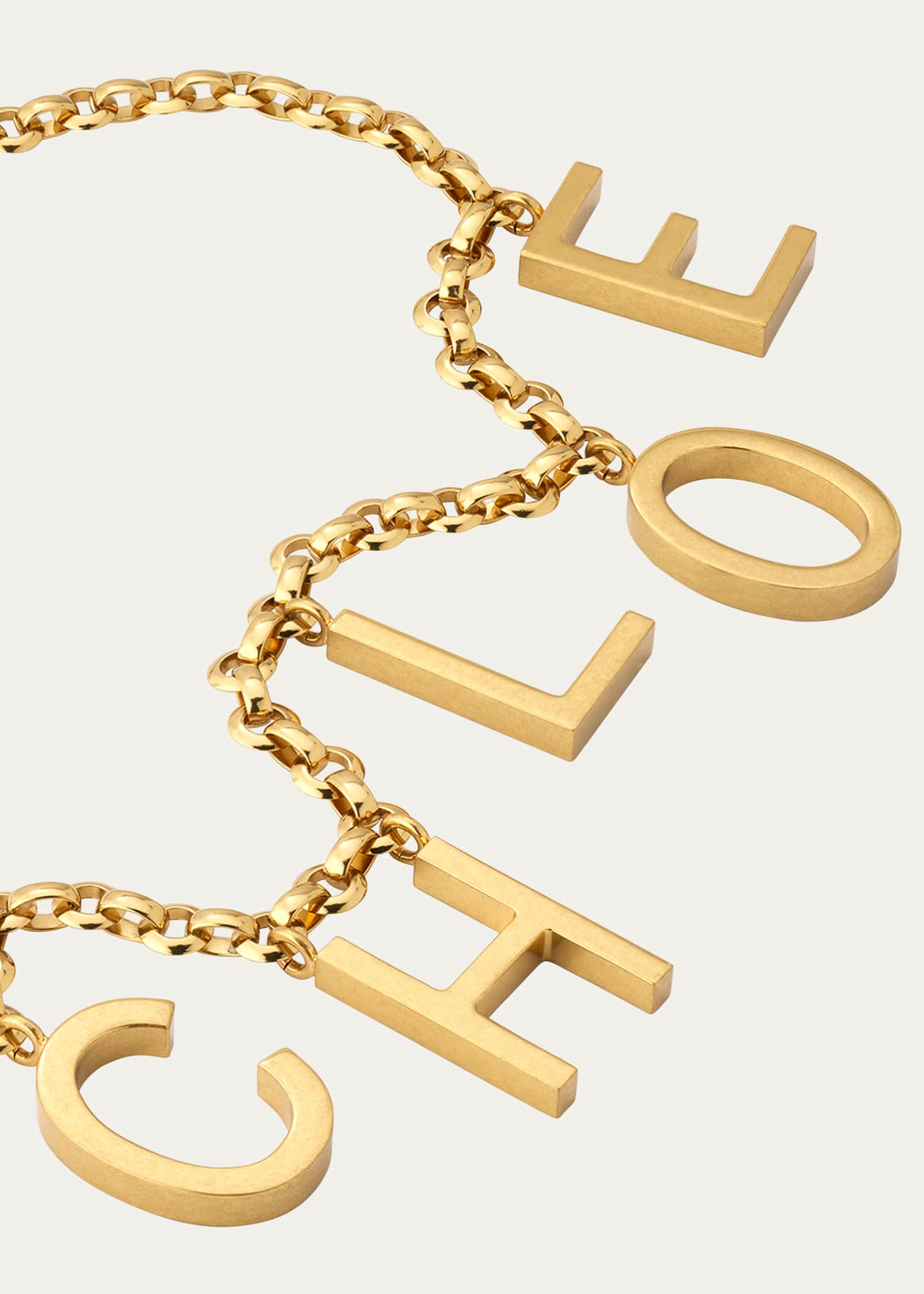 Chloe Logo Letters Belt - Bergdorf Goodman