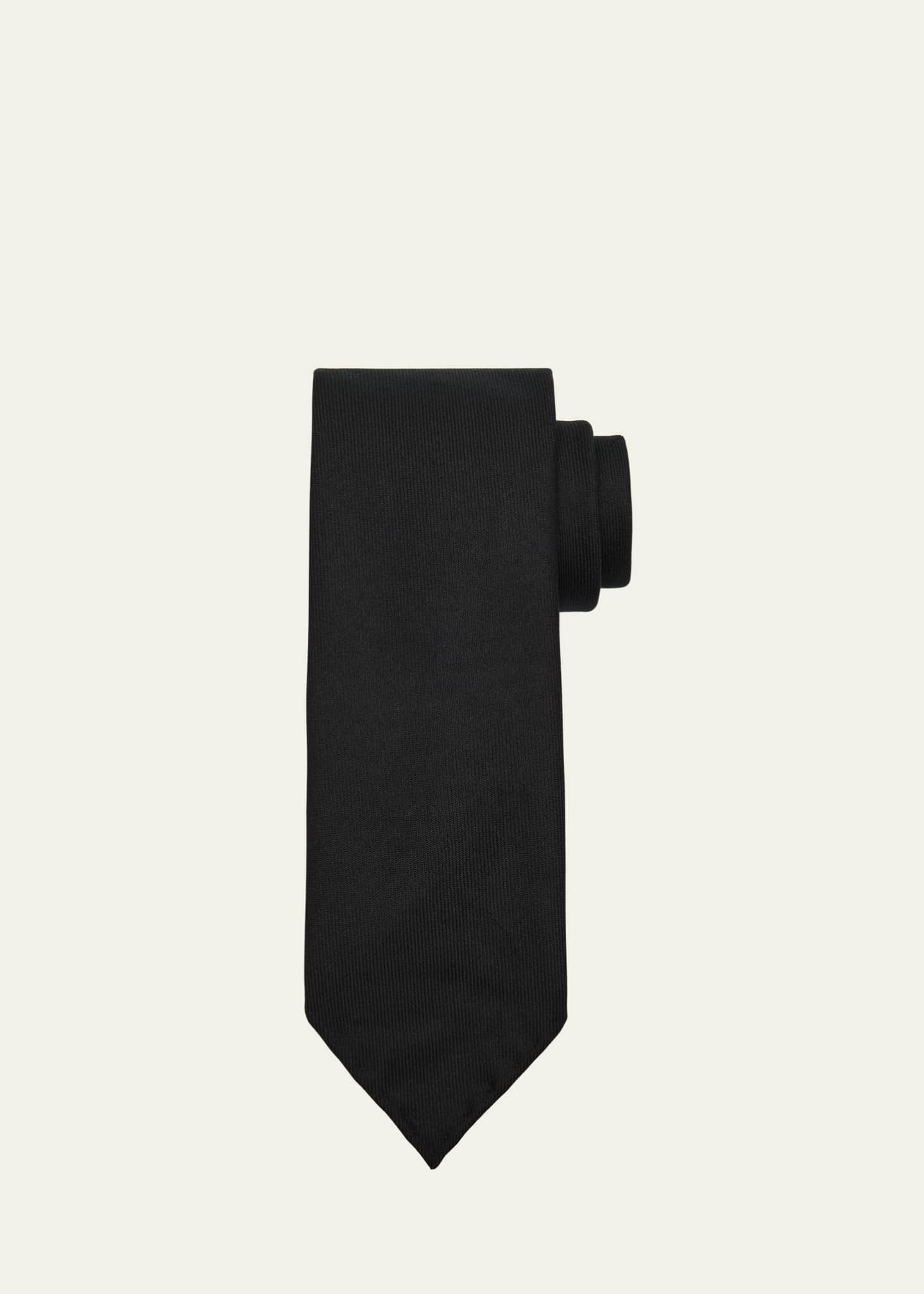 Brioni Men's Solid Wool and Cashmere Tie - Bergdorf Goodman