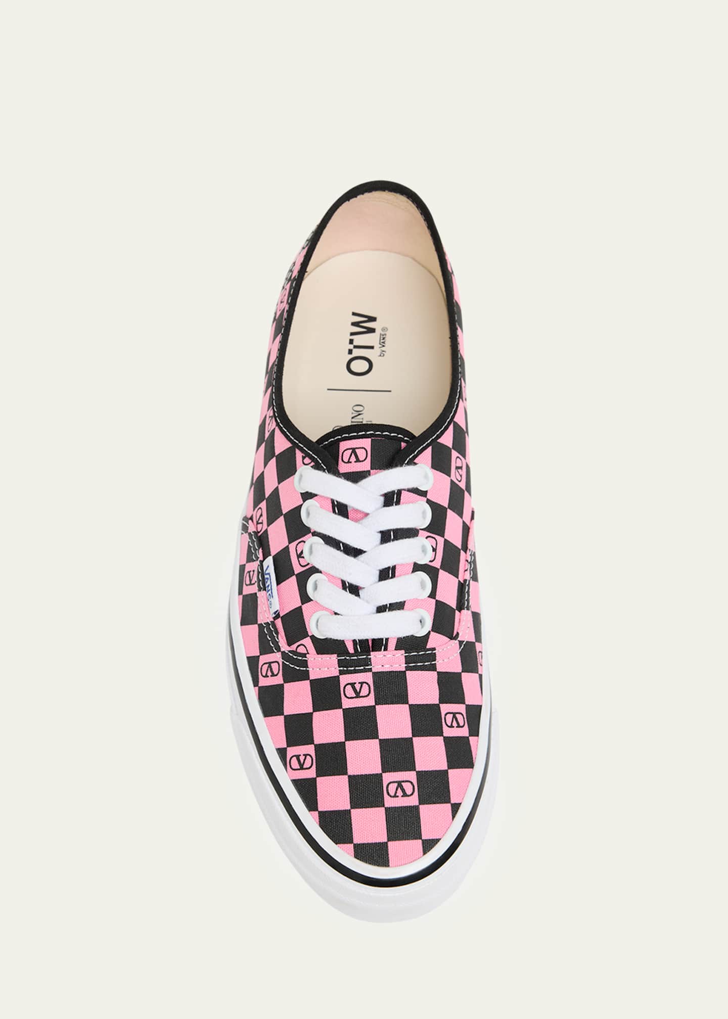Valentino Garavani x Vans Authentic Checkered VLogo Sneakers - Bergdorf ...