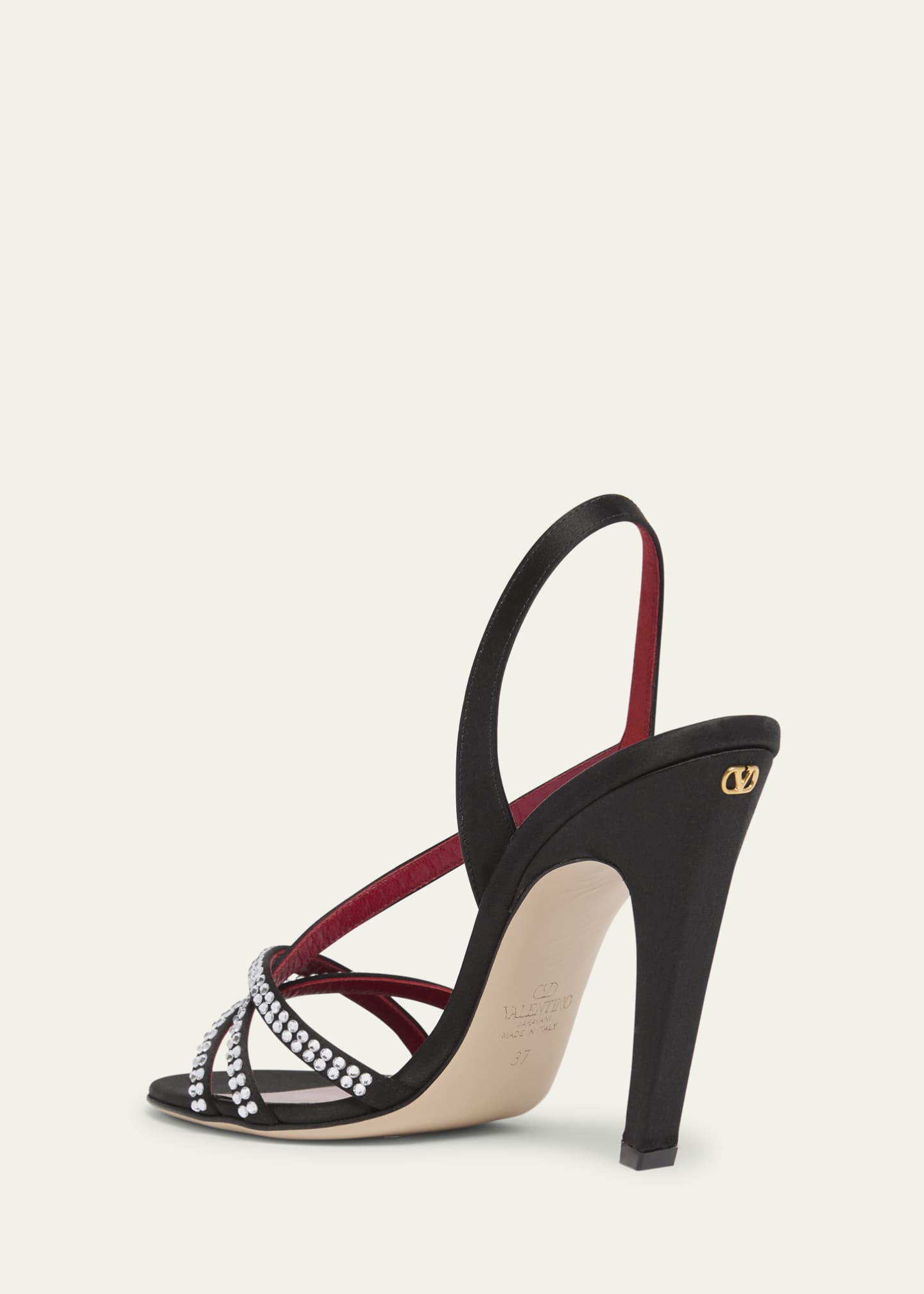 Valentino Garavani Dans Le Foyer Embellished Slingback Sandals ...