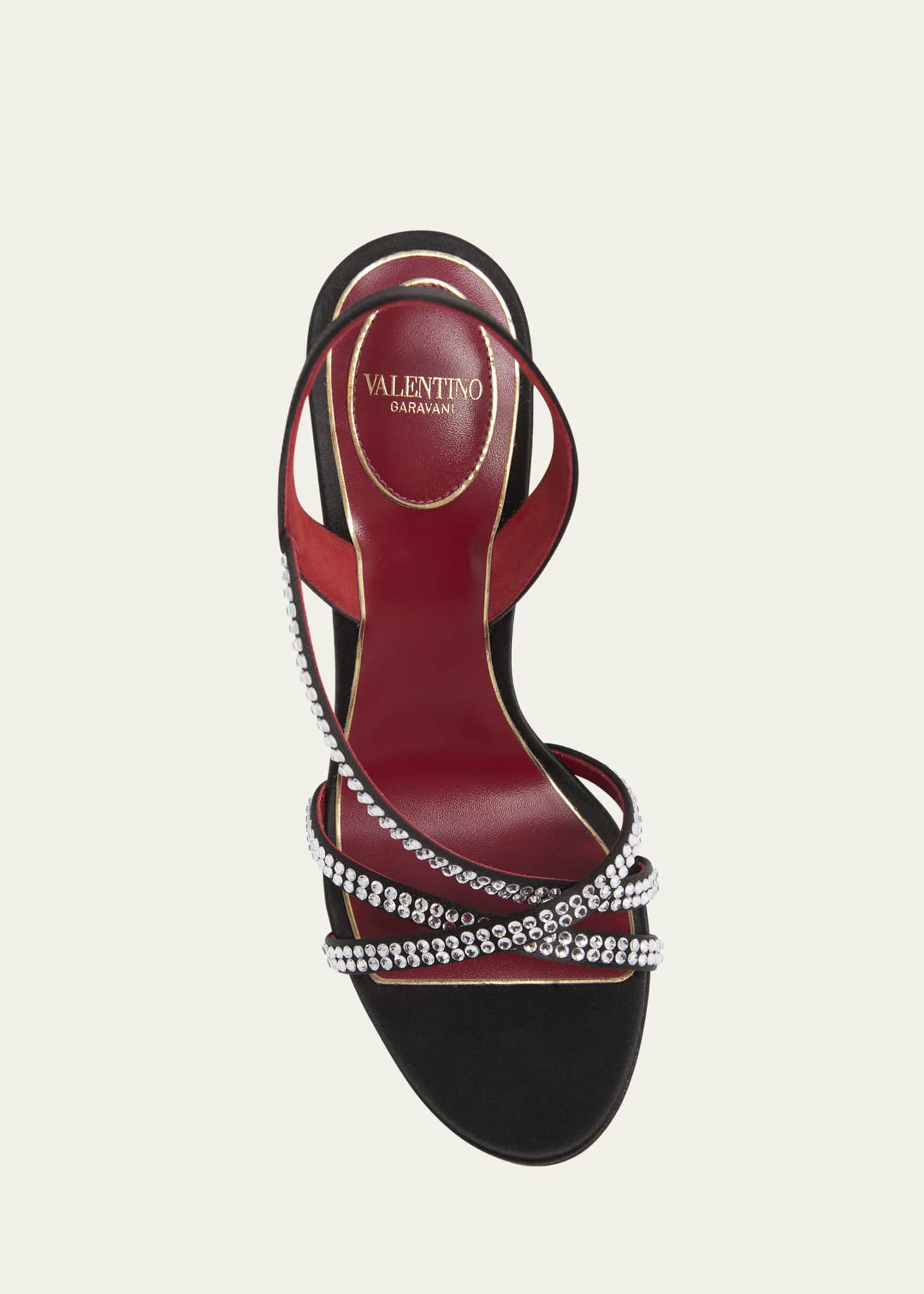 Valentino Garavani Dans Le Foyer Embellished Slingback Sandals ...