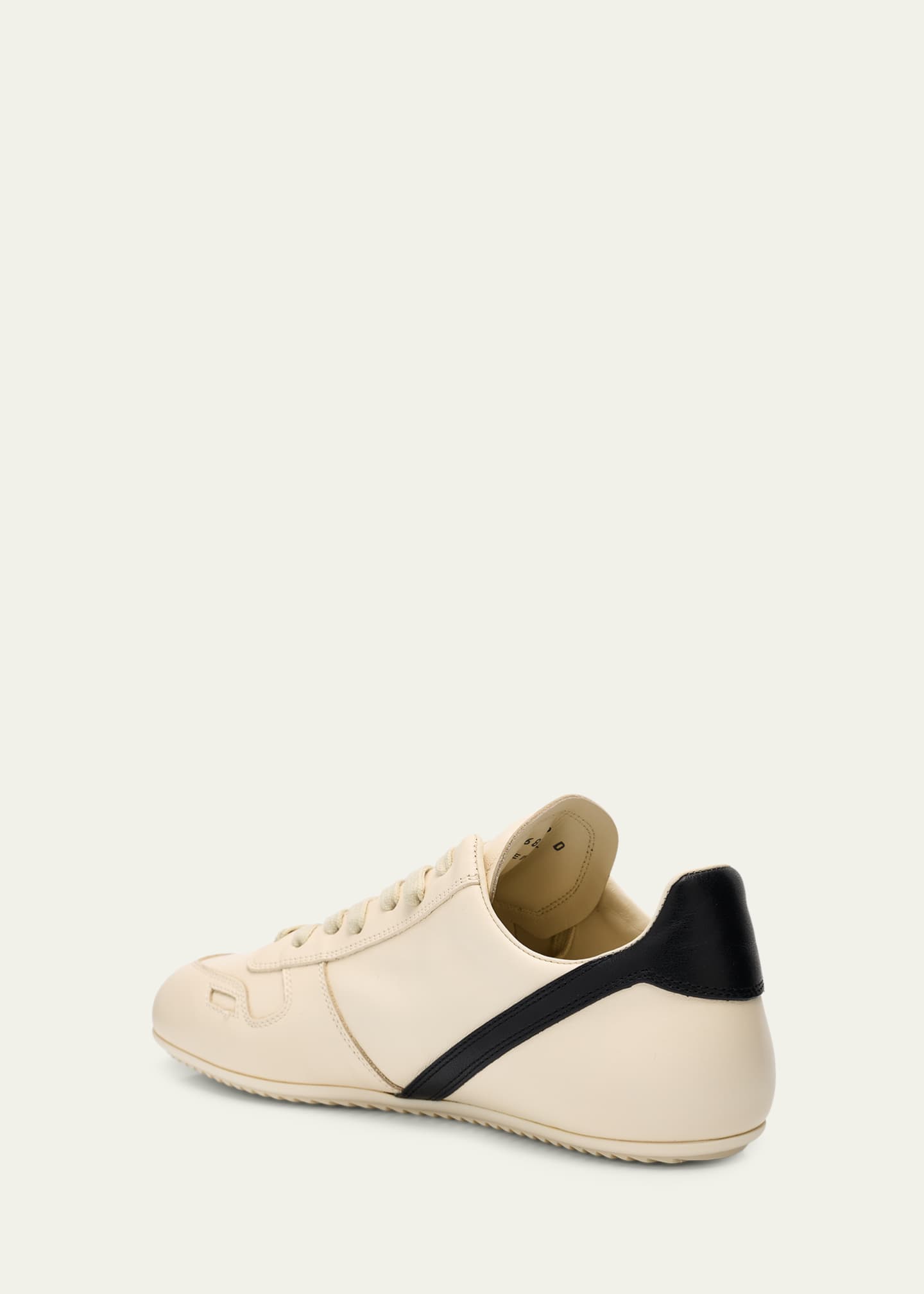 Rick Owens Minimal Leather Low-Top Sneakers - Bergdorf Goodman