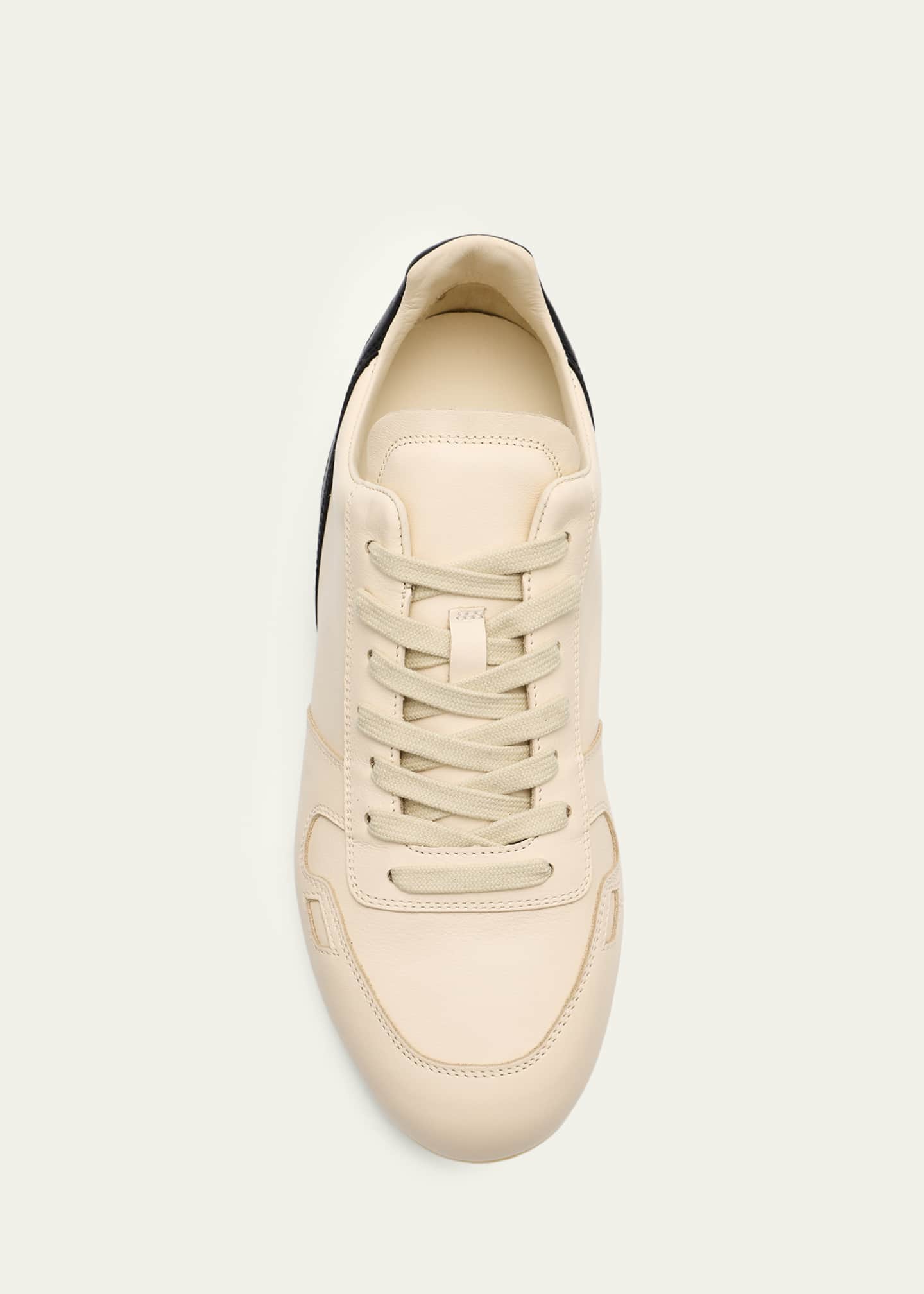 Rick Owens Minimal Leather Low-Top Sneakers - Bergdorf Goodman