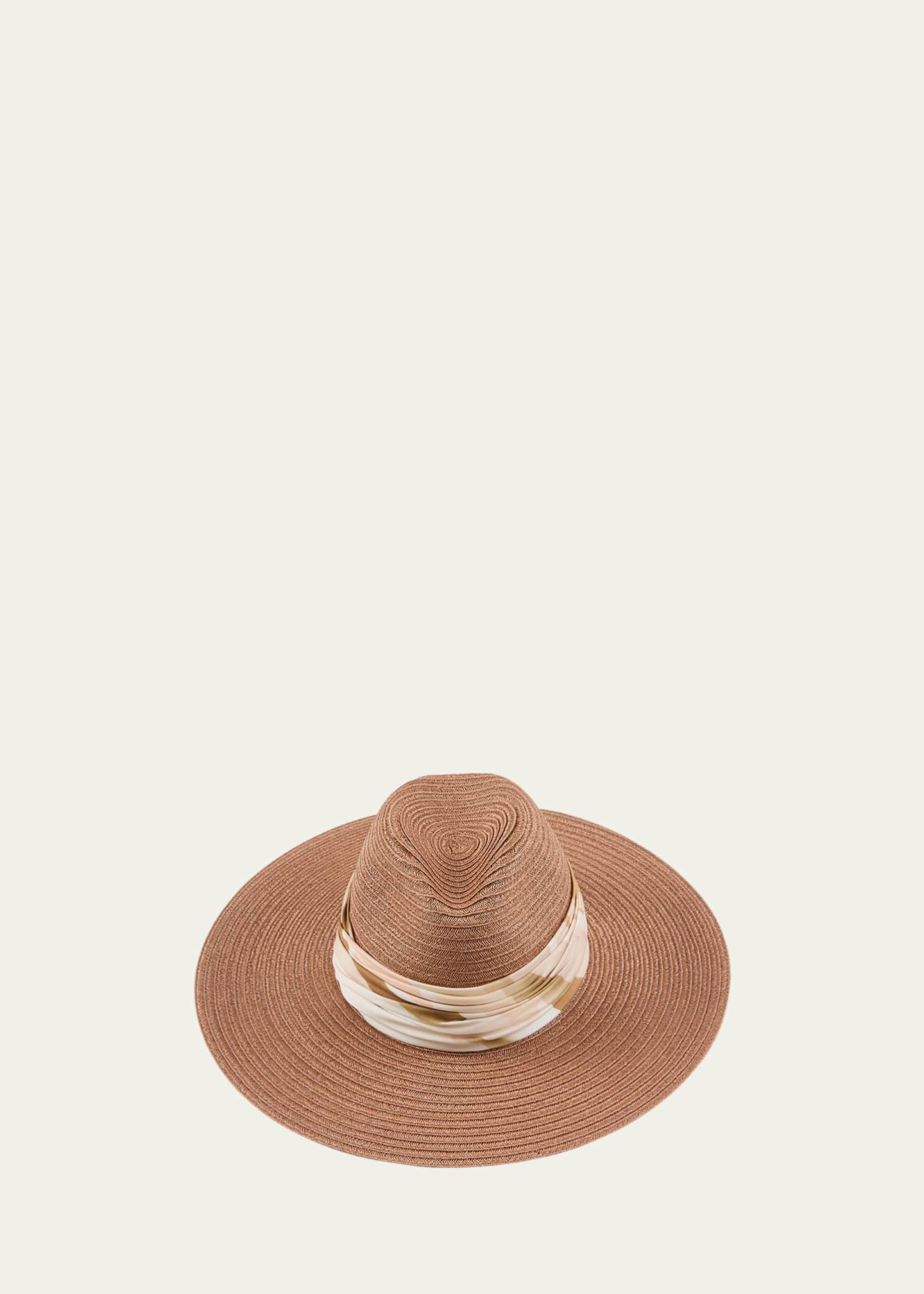 Eugenia Kim Emmanuelle Vented Hemp Packable Fedora Hat - Bergdorf Goodman