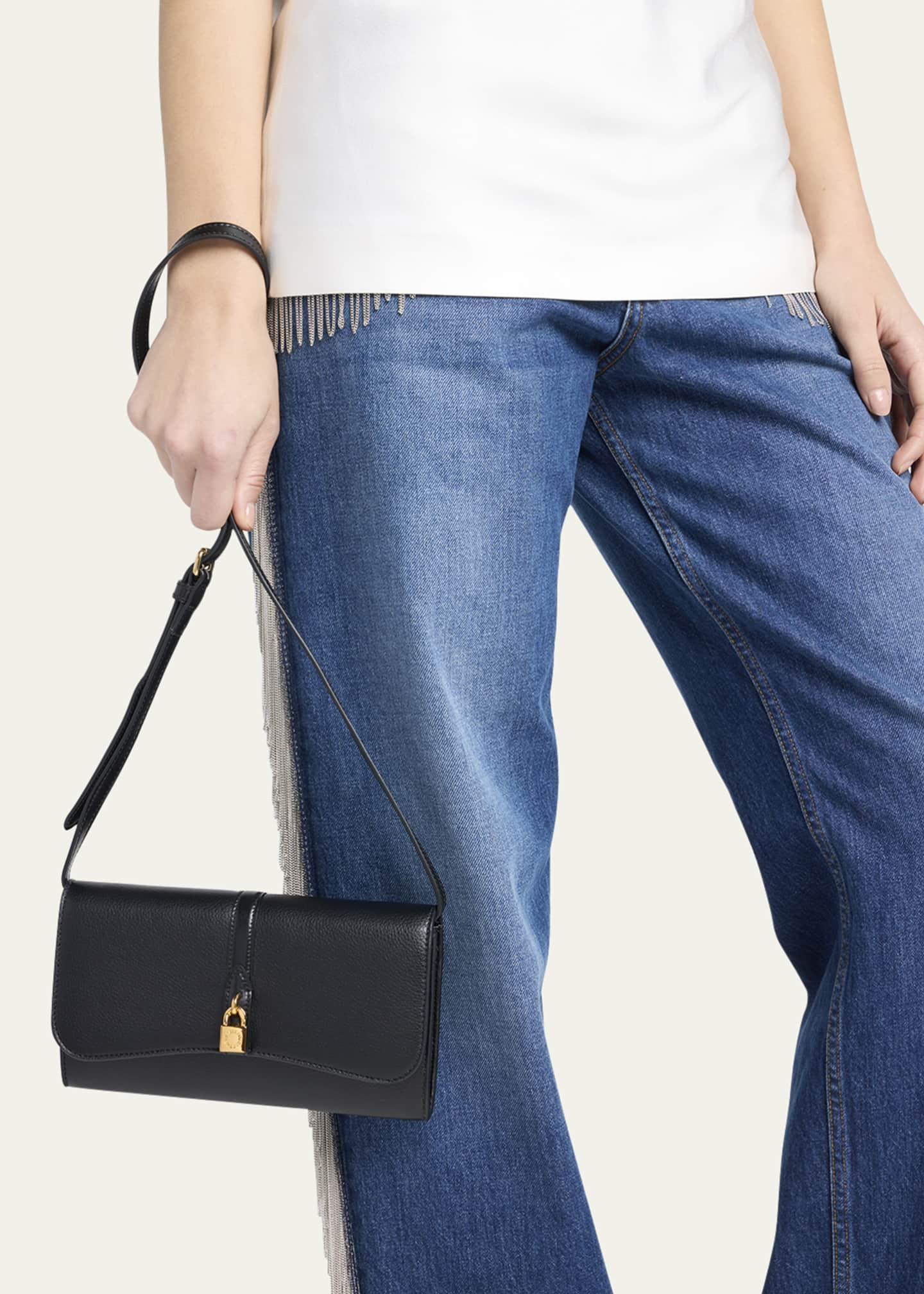 Stella McCartney Stella Ryder Embossed Grainy Eco Vegan Leather Wallet ...
