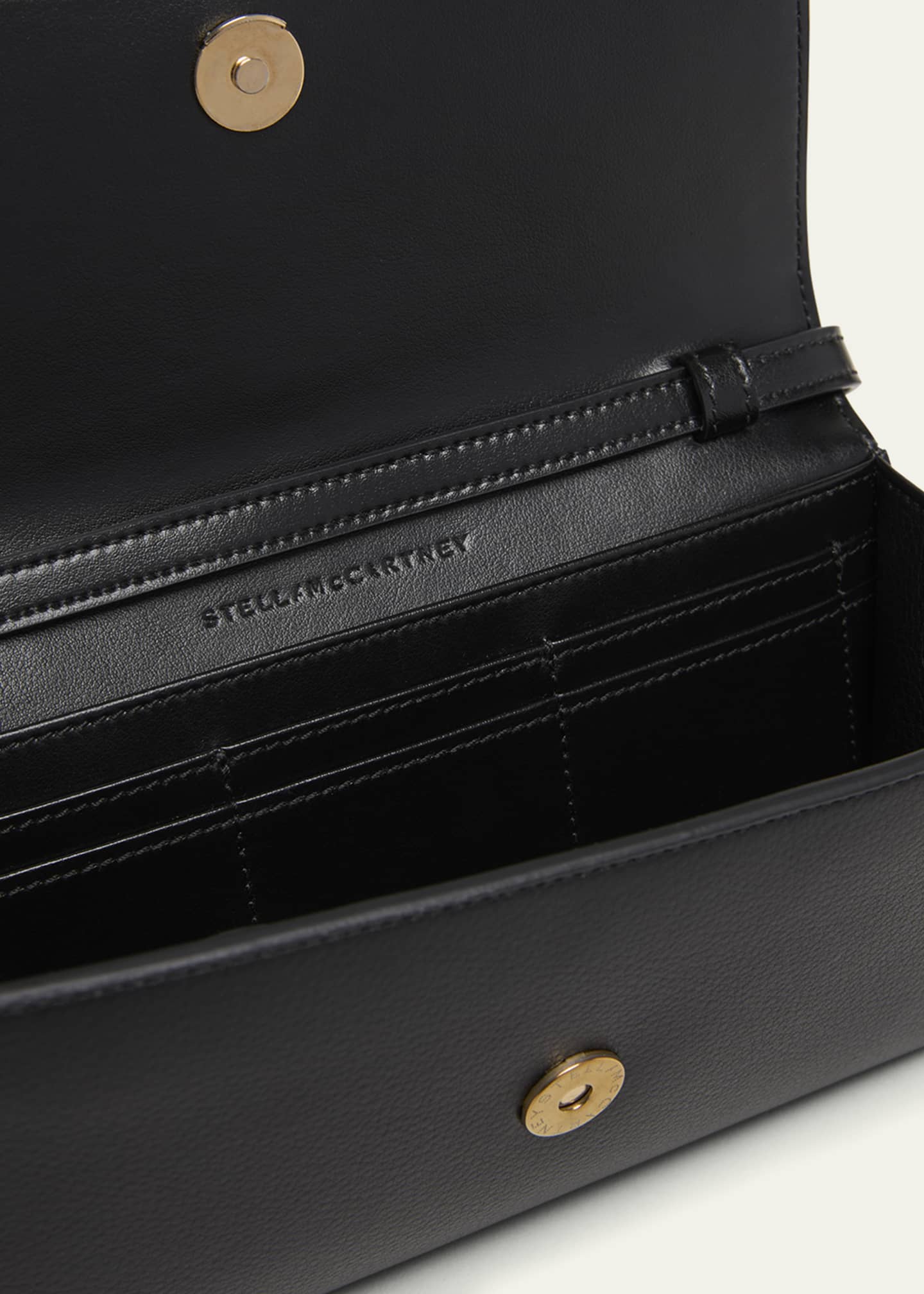 Stella McCartney Stella Ryder Embossed Grainy Eco Vegan Leather Wallet ...