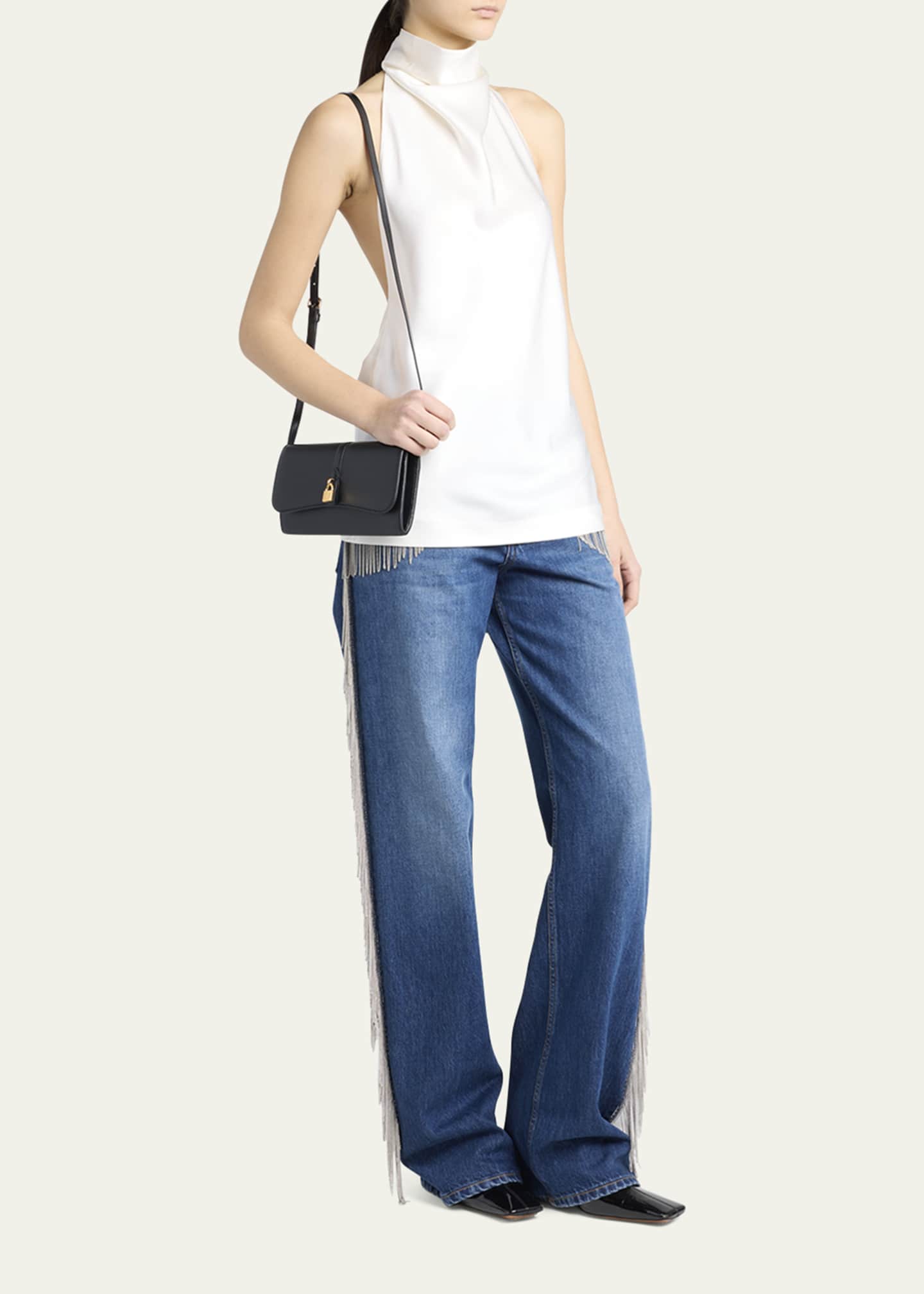 Stella McCartney Stella Ryder Embossed Grainy Eco Vegan Leather Wallet ...
