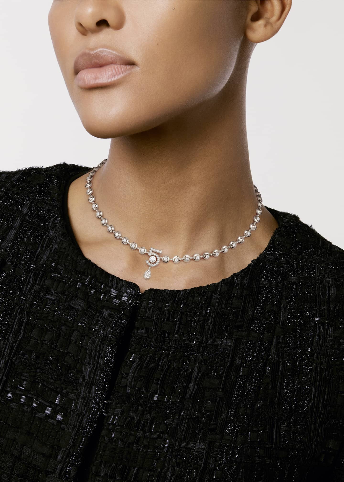 CHANEL ETERNAL N°5 DIAMOND LINE NECKLACE - Bergdorf Goodman