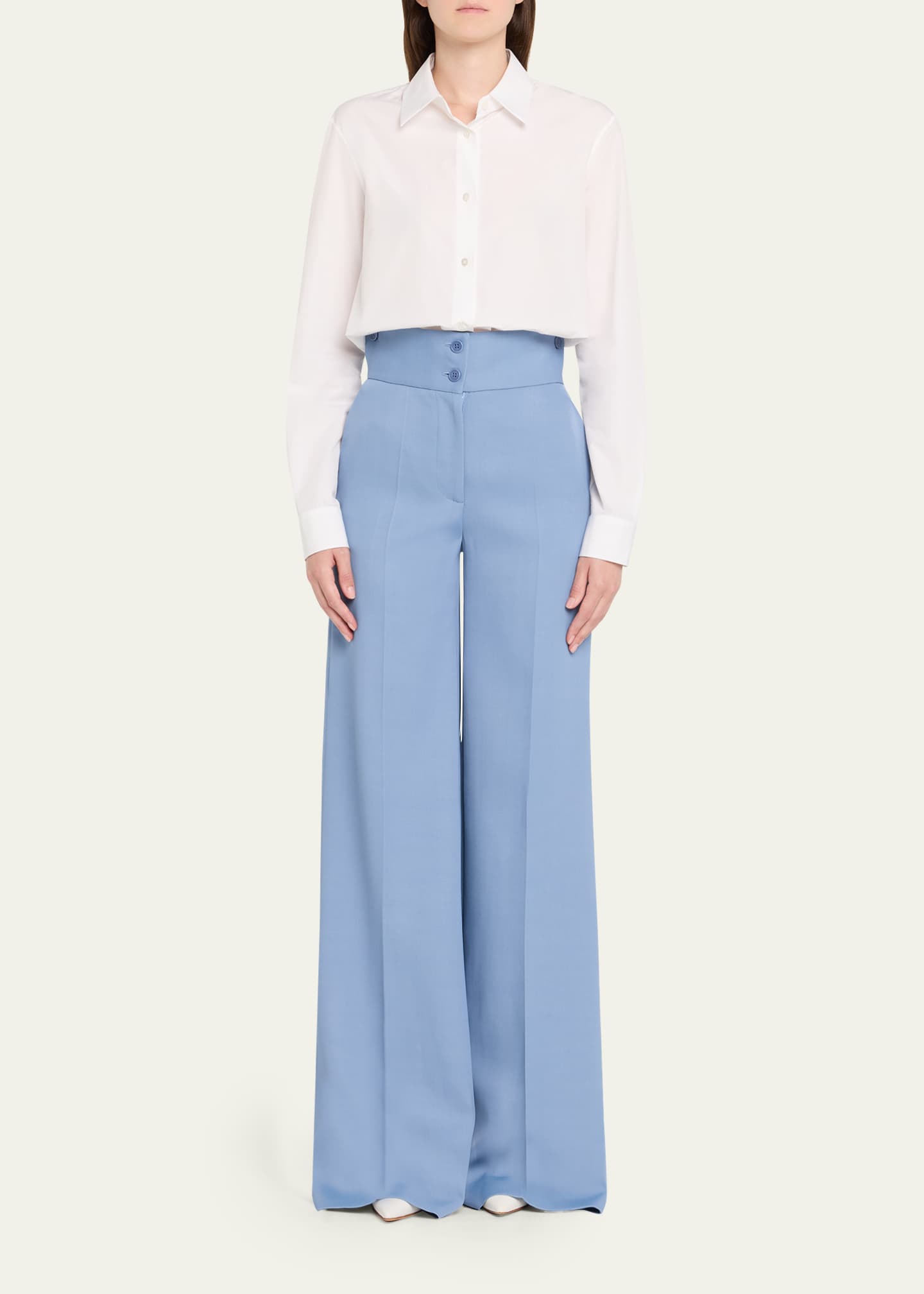 Altuzarra Rudy High-Rise Wide-Leg Pants - Bergdorf Goodman