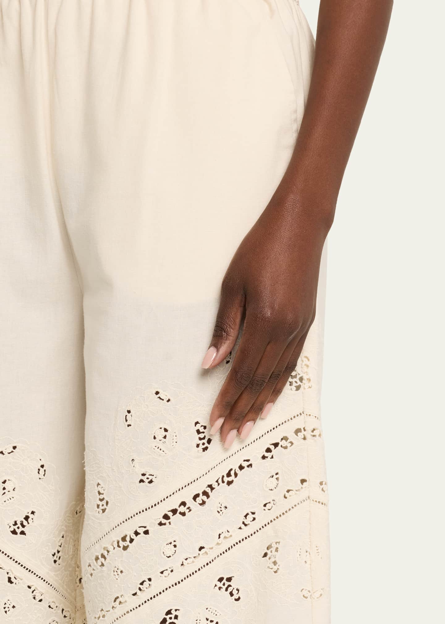 Sea Shanna Lace Loose-Fit Pants - Bergdorf Goodman