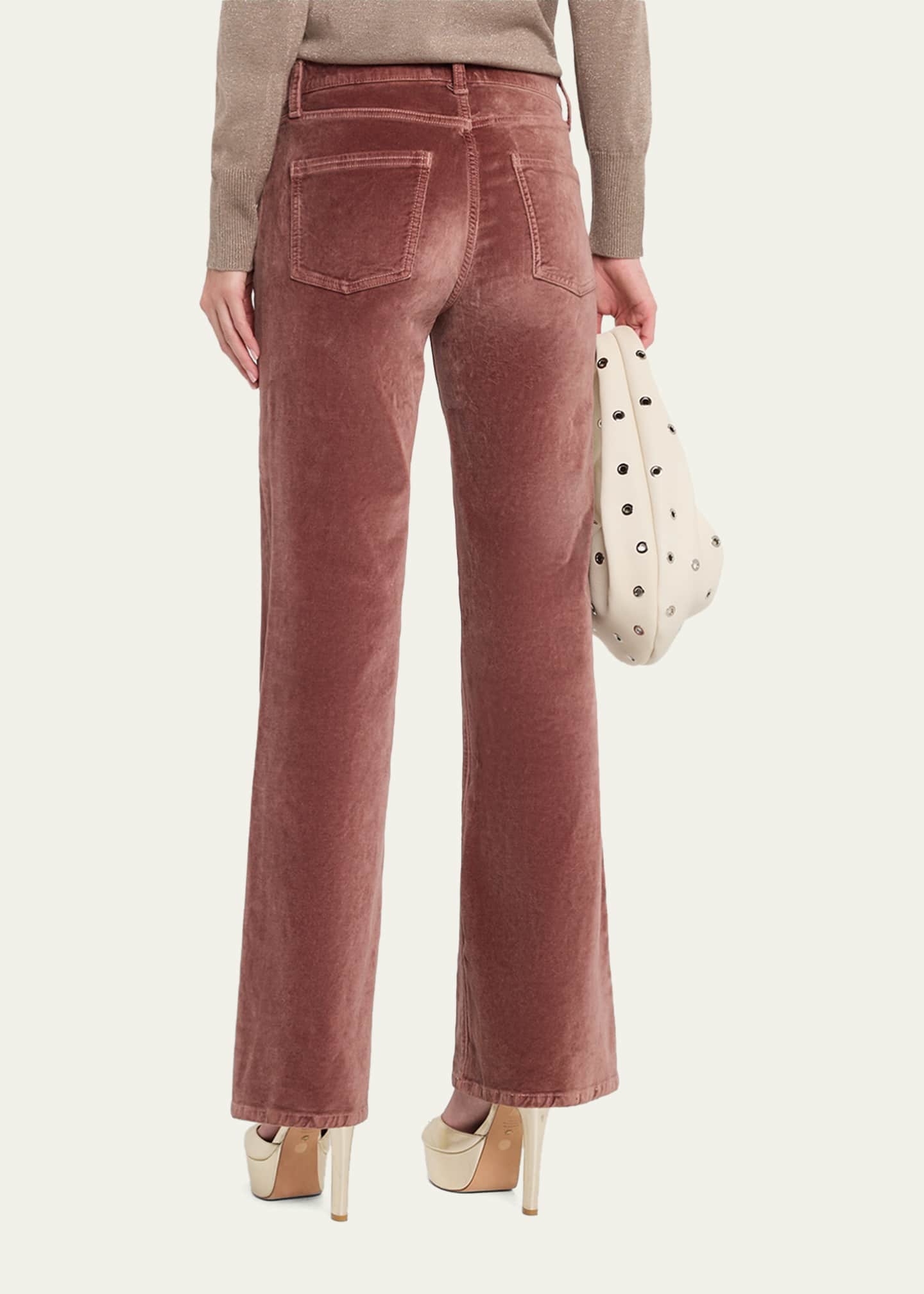 Kobi Halperin Ruby Straight-Leg Stretch Cotton Pants - Bergdorf Goodman
