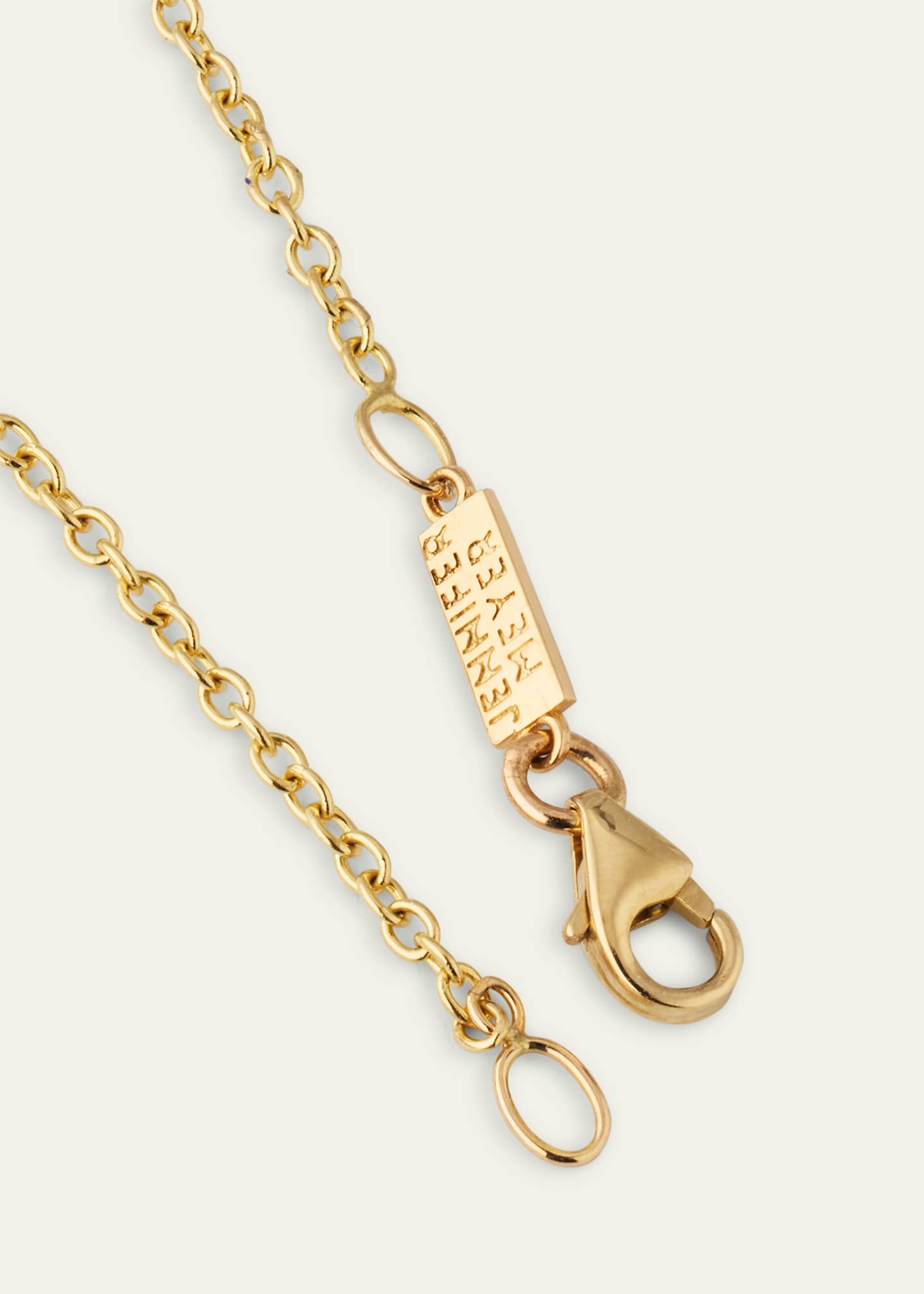 Jennifer Meyer Mini Open Evil Eye Bracelet with Emerald - Bergdorf Goodman