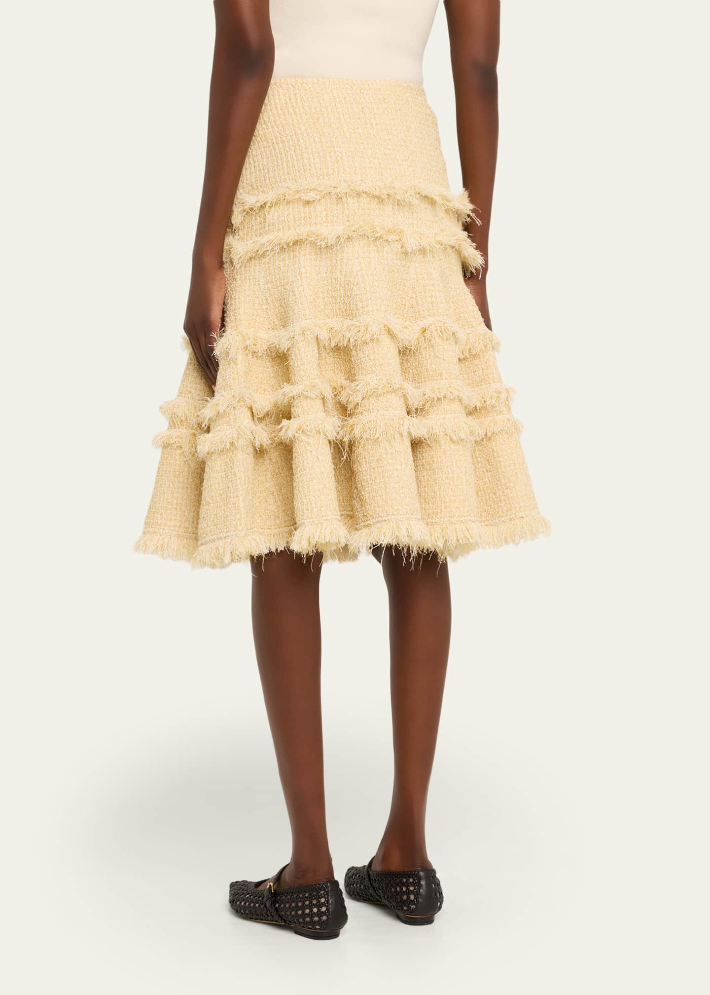 Ulla Johnson Andi Tweed High-Rise Skirt - Bergdorf Goodman
