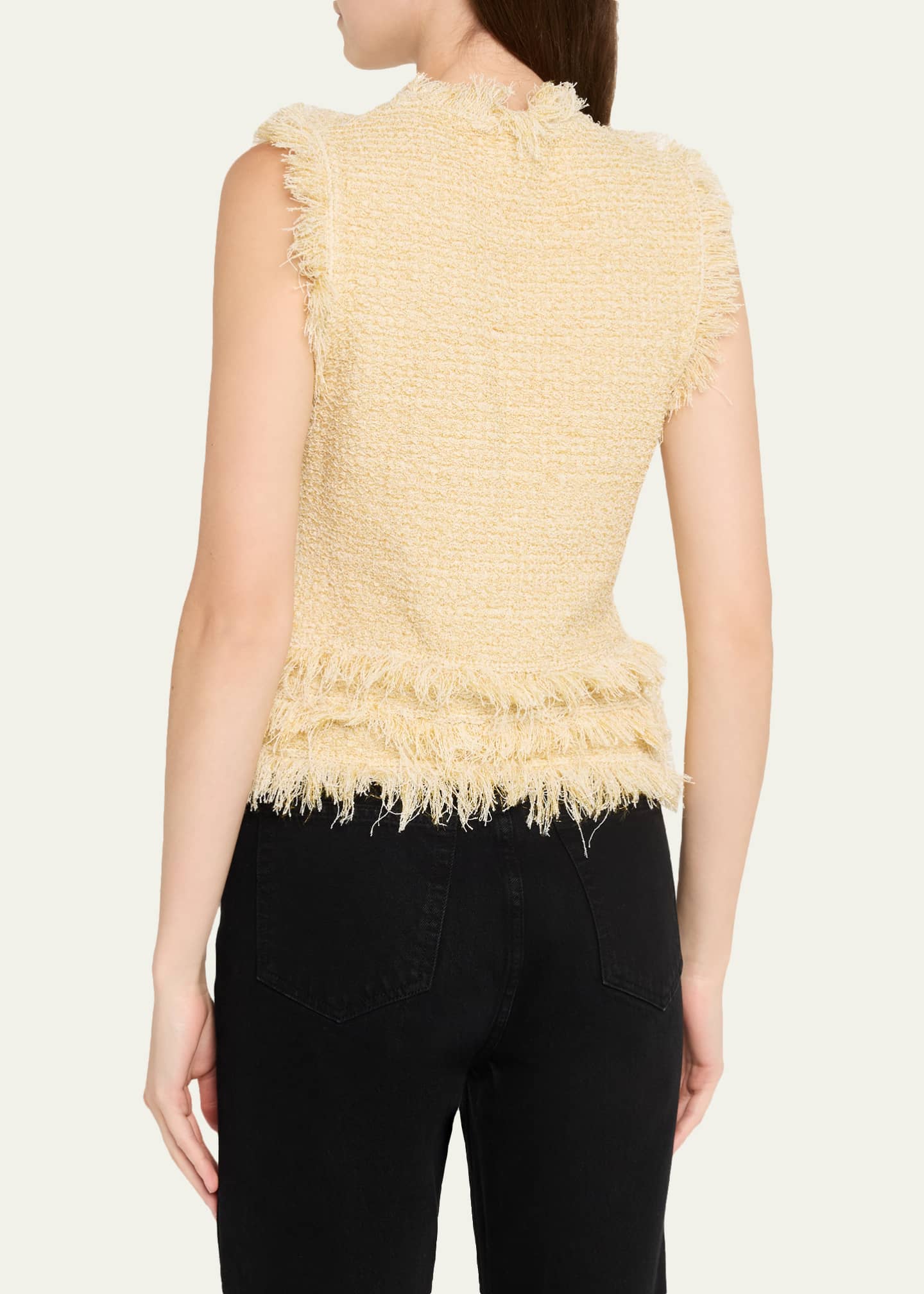 Ulla Johnson Kassi Knit Tweed Top - Bergdorf Goodman
