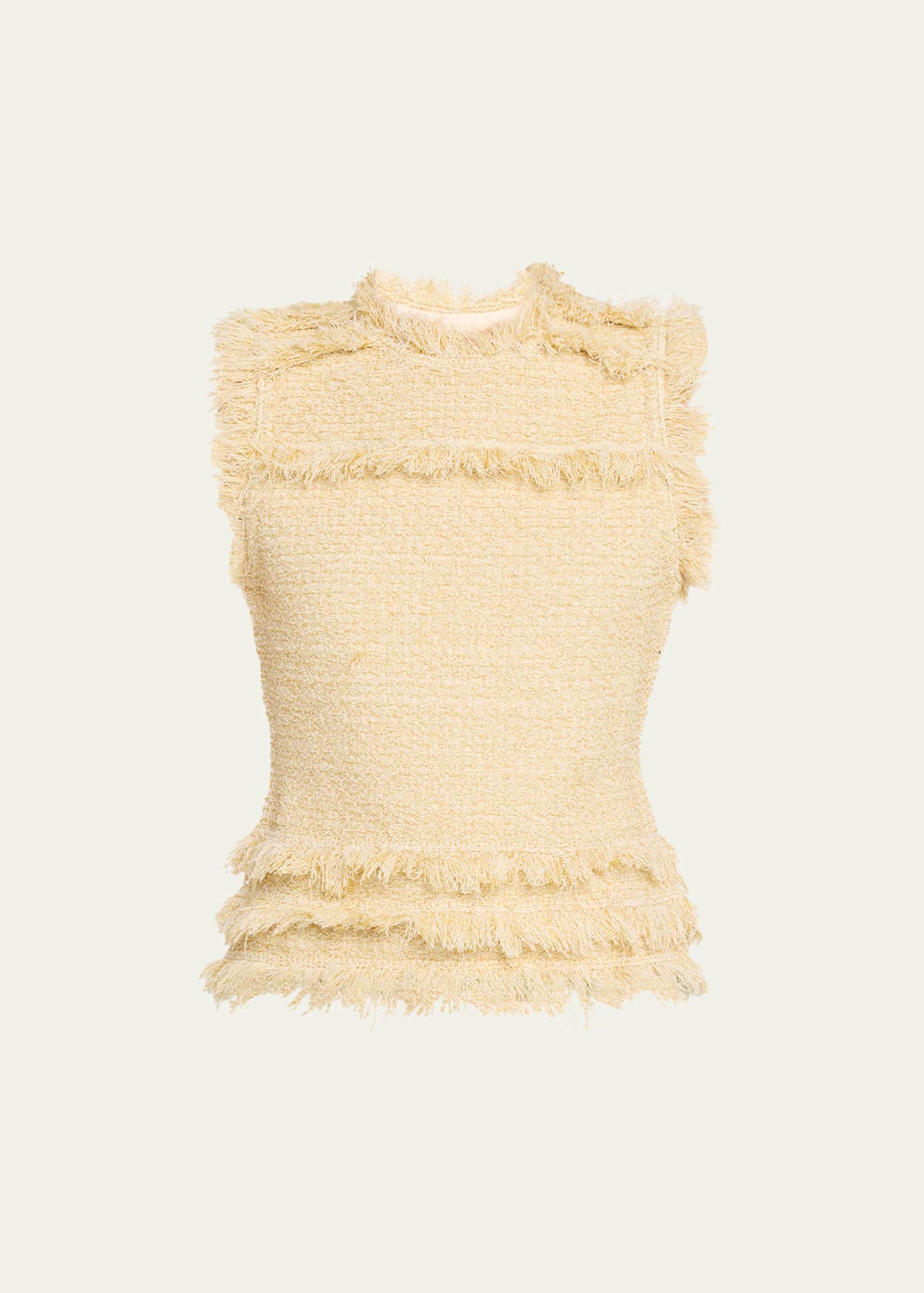Ulla Johnson Kassi Knit Tweed Top - Bergdorf Goodman
