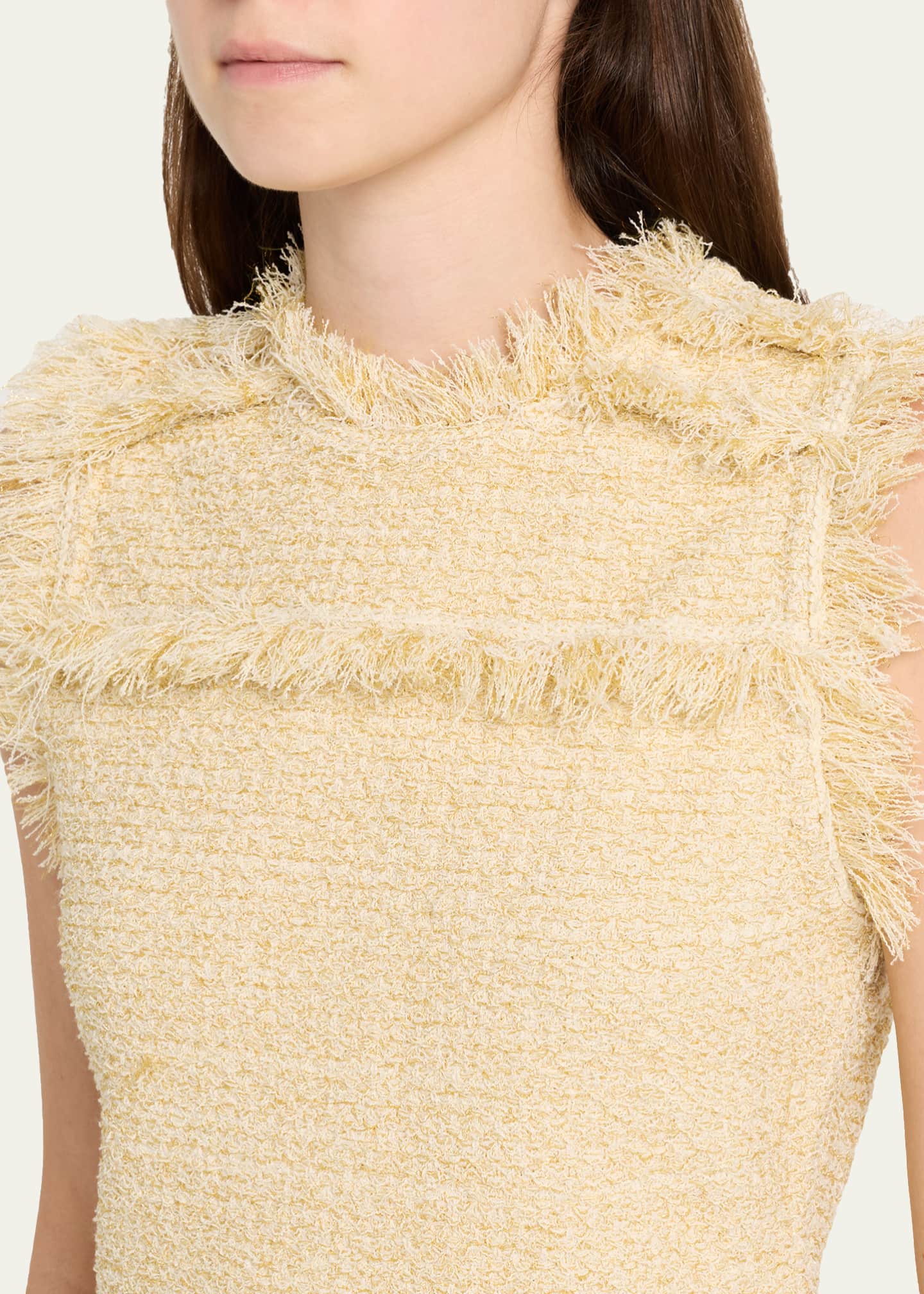 Ulla Johnson Kassi Knit Tweed Top - Bergdorf Goodman