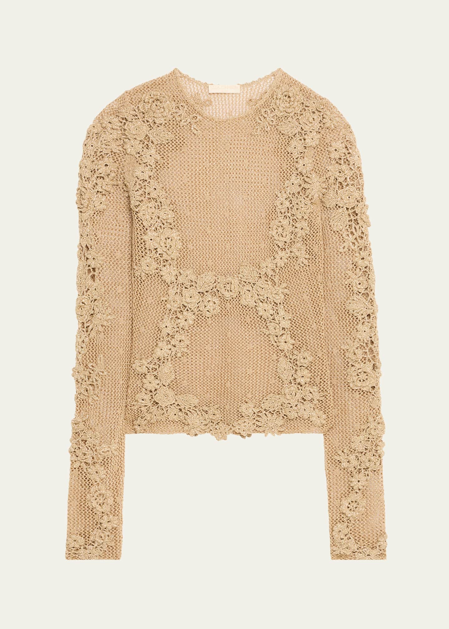 Ulla Johnson Viola Crochet Knit Top - Bergdorf Goodman