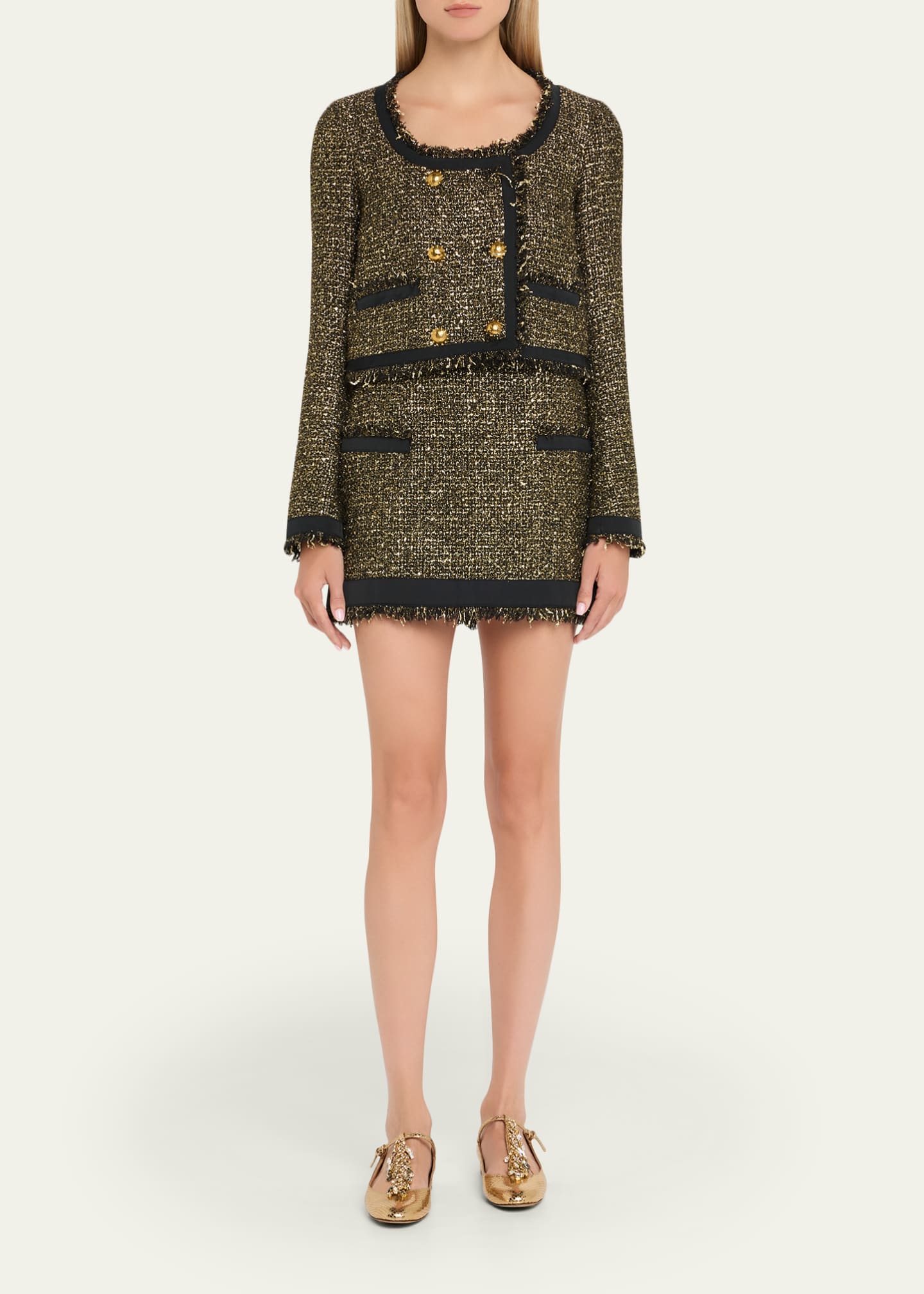 Ulla Johnson Anisa Sparkly Tweed Jacket - Bergdorf Goodman