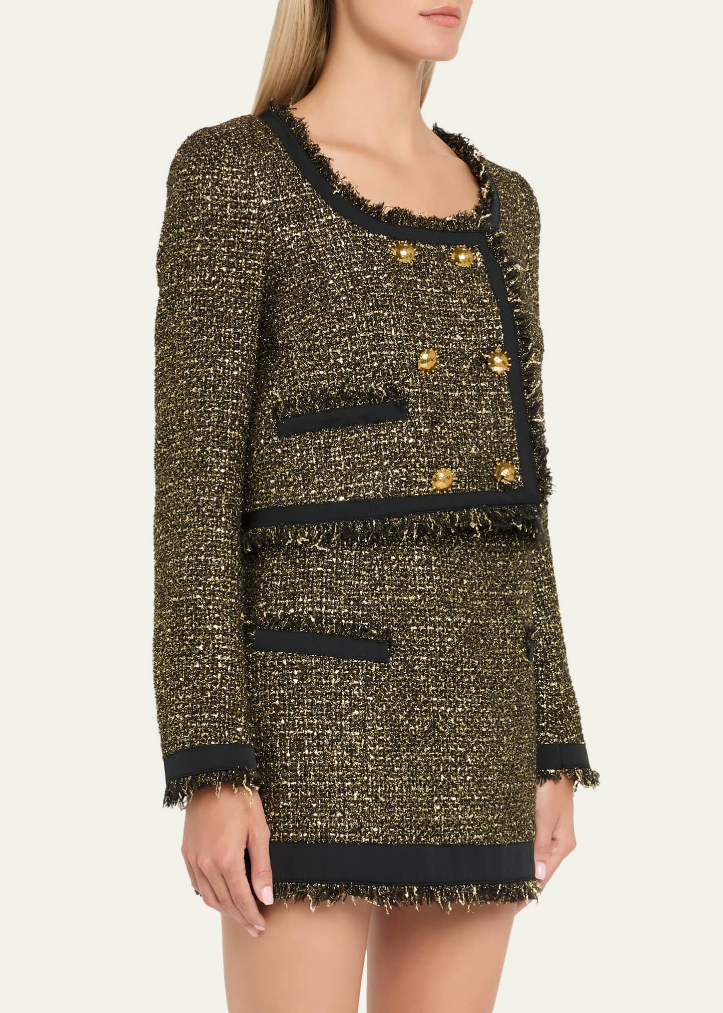Ulla Johnson Anisa Sparkly Tweed Jacket - Bergdorf Goodman