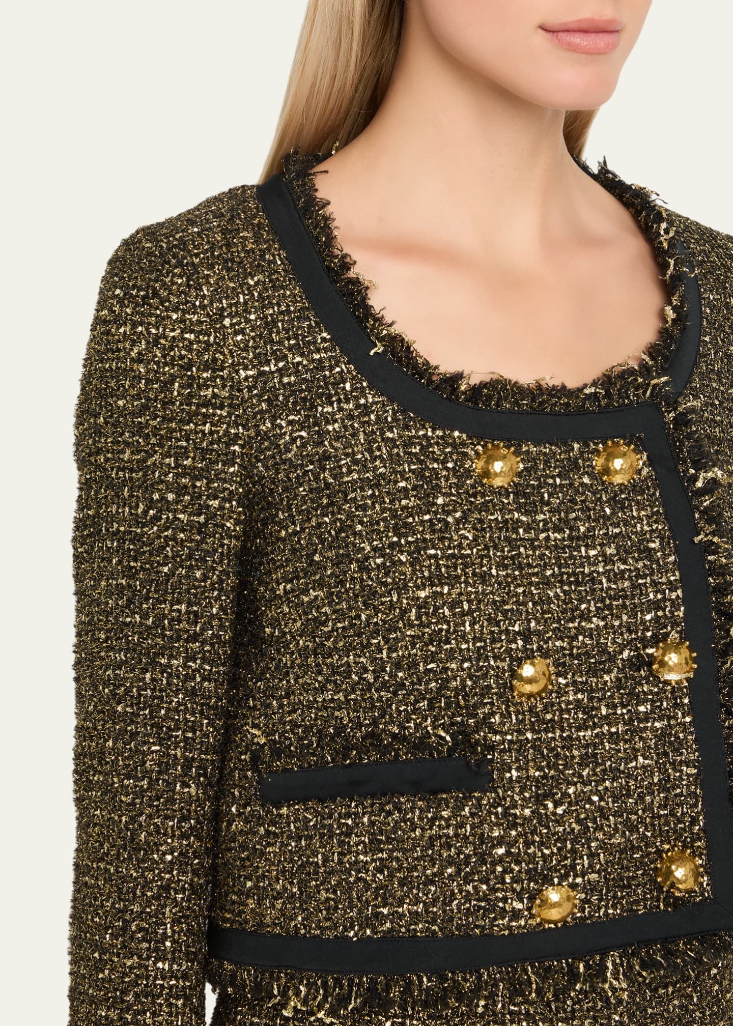 Ulla Johnson Anisa Sparkly Tweed Jacket - Bergdorf Goodman
