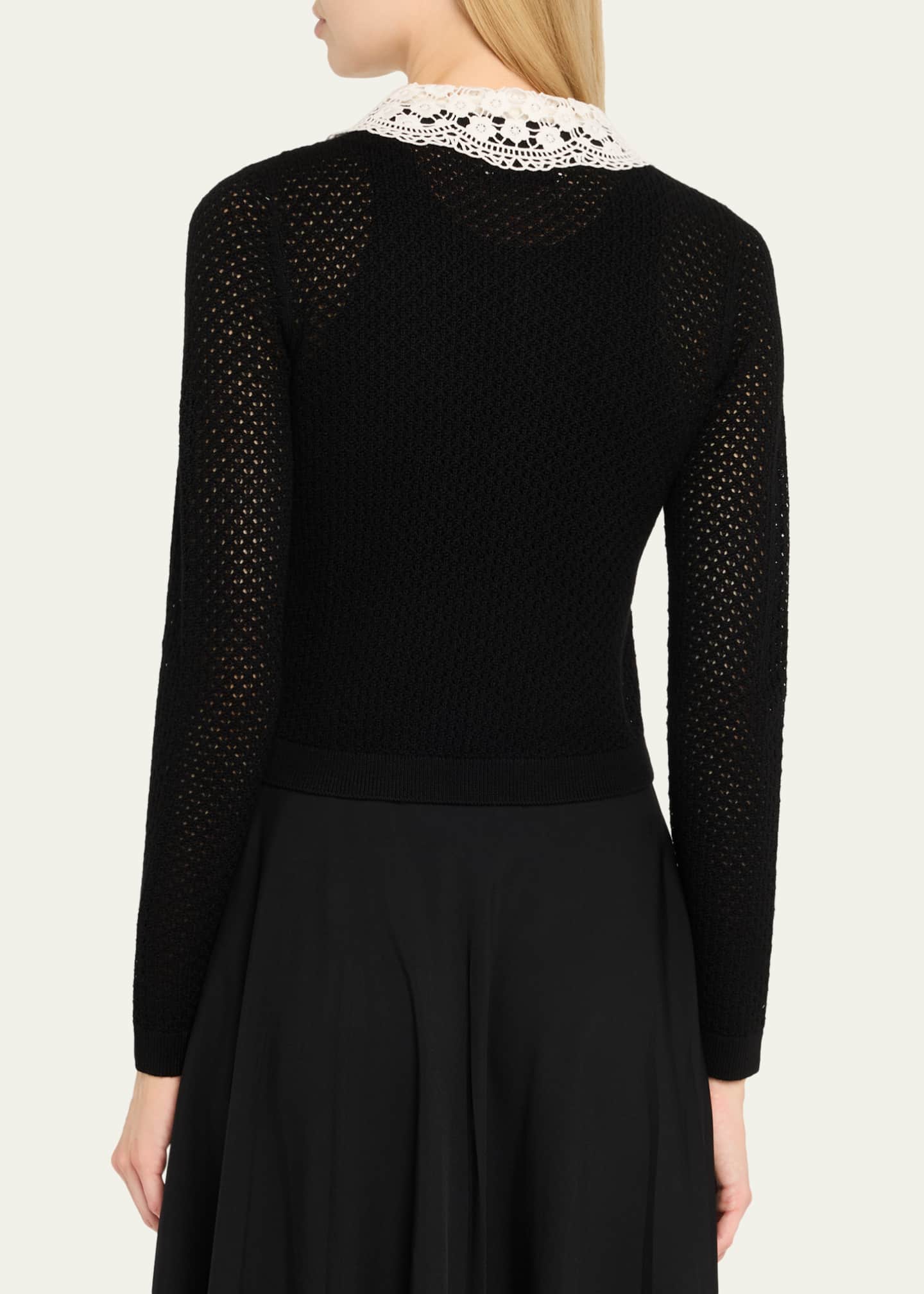 Alice + Olivia Carson Collared Cardigan - Bergdorf Goodman