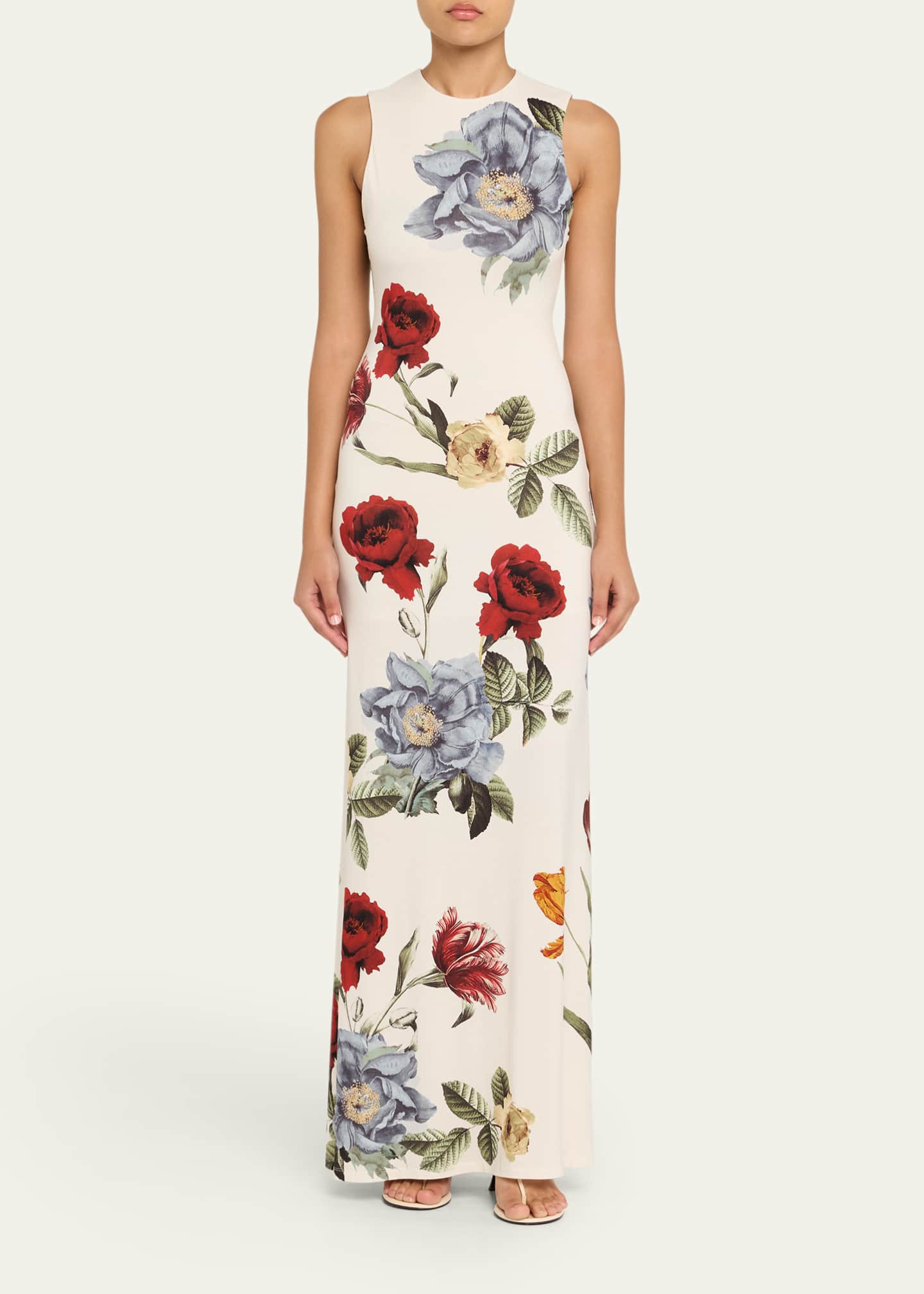 Alice + Olivia Delora Open-Back Sleeveless Maxi Dress - Bergdorf Goodman