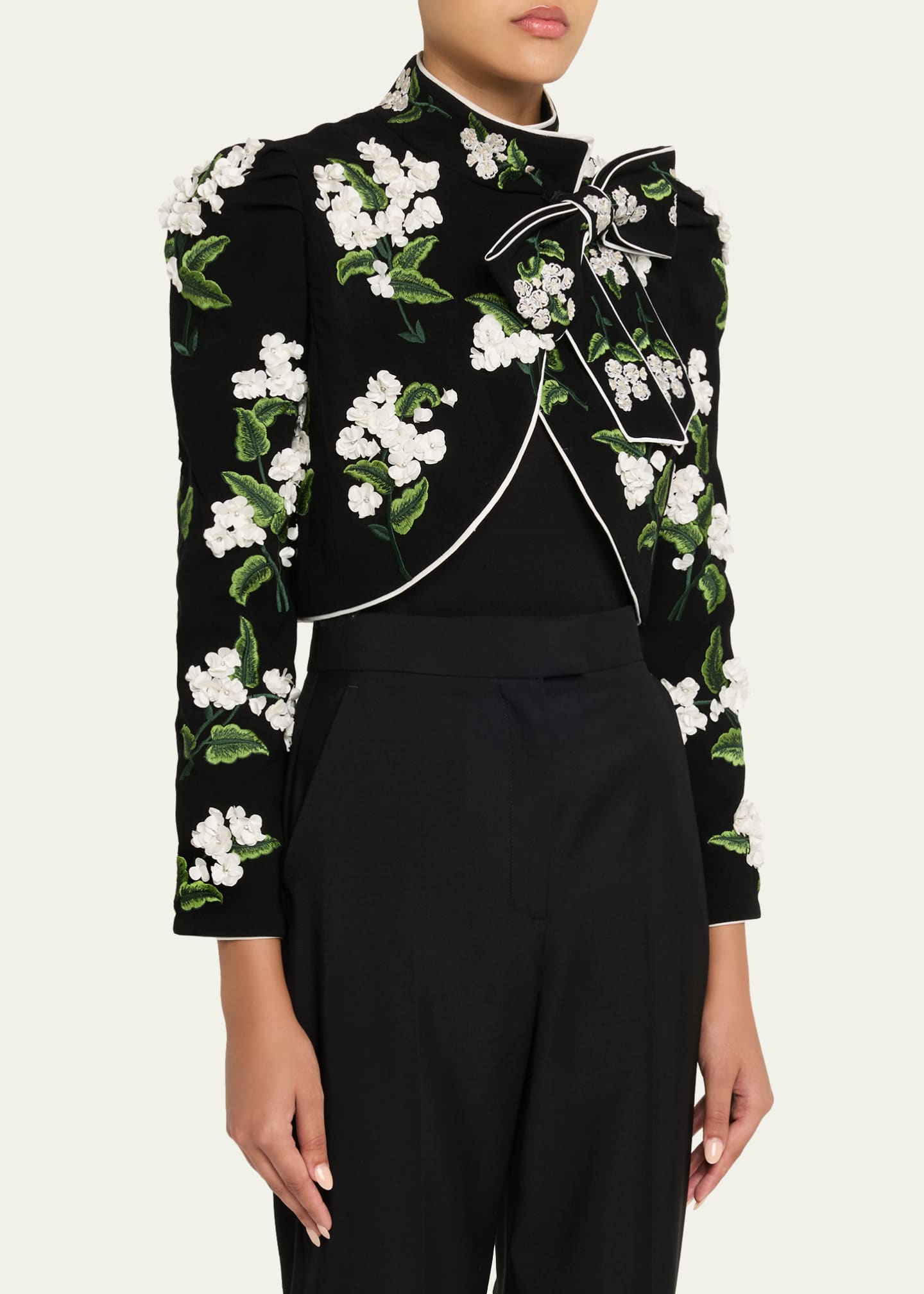 Alice + Olivia Addison Bow Jacket - Bergdorf Goodman