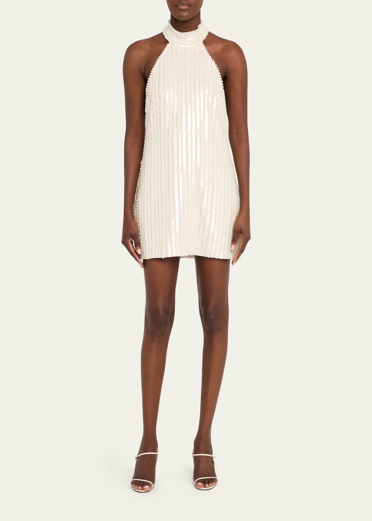 Retrofete Yaeko Embellished Mini Dress - Bergdorf Goodman
