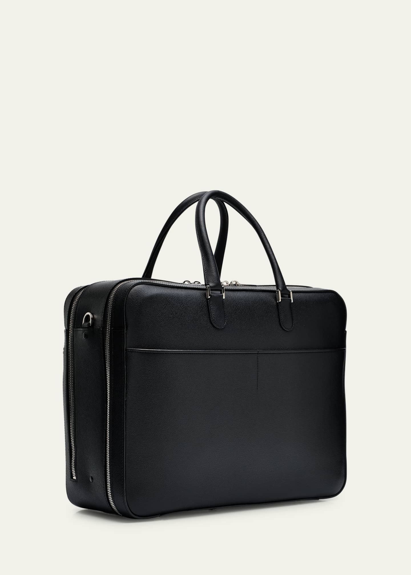 Valextra Men's Avietta Millepunte Calfskin Travel Suitcase - Bergdorf ...