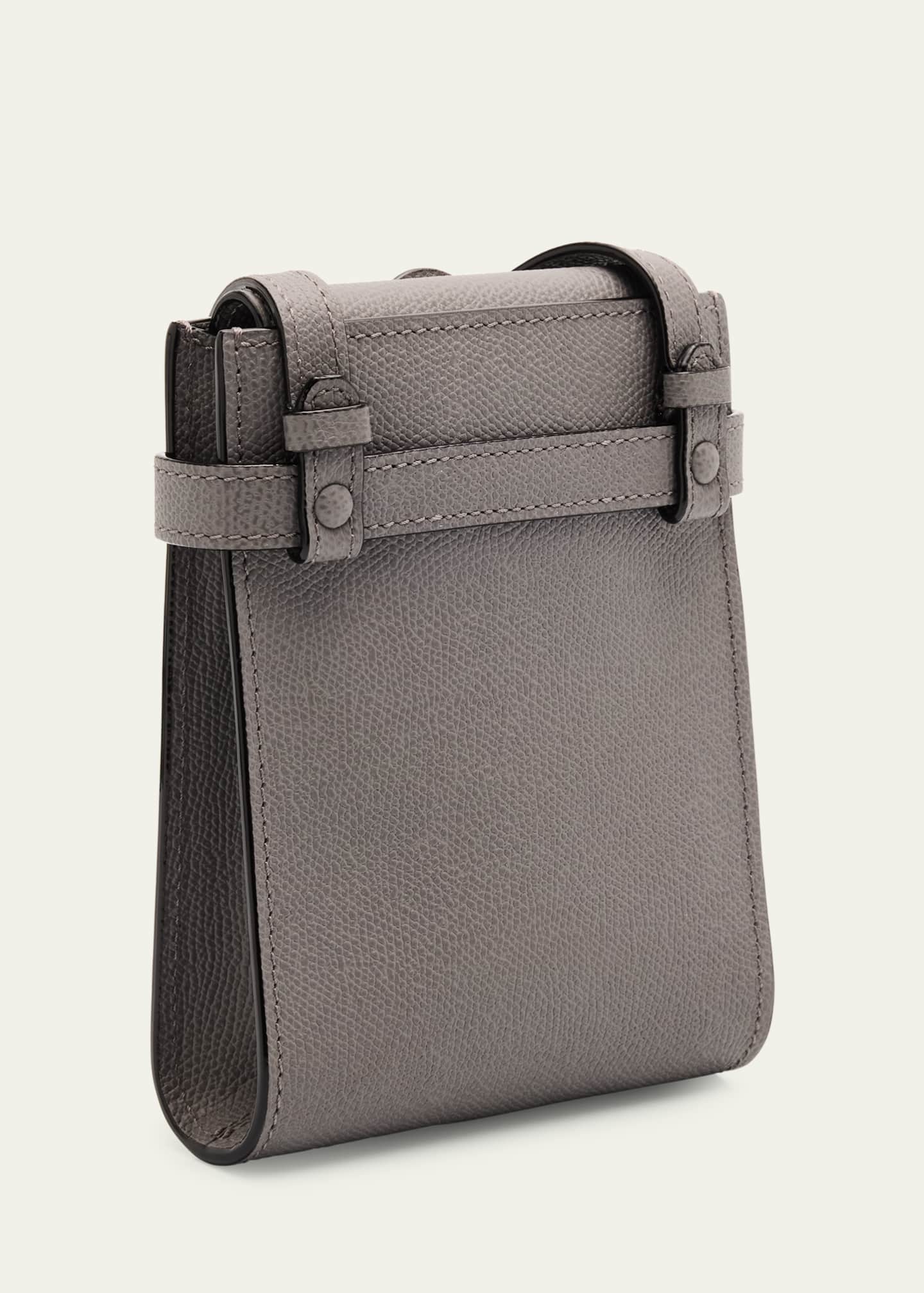 Valextra Men's Brera B-Tracollina Slim Crossbody Bag - Bergdorf Goodman
