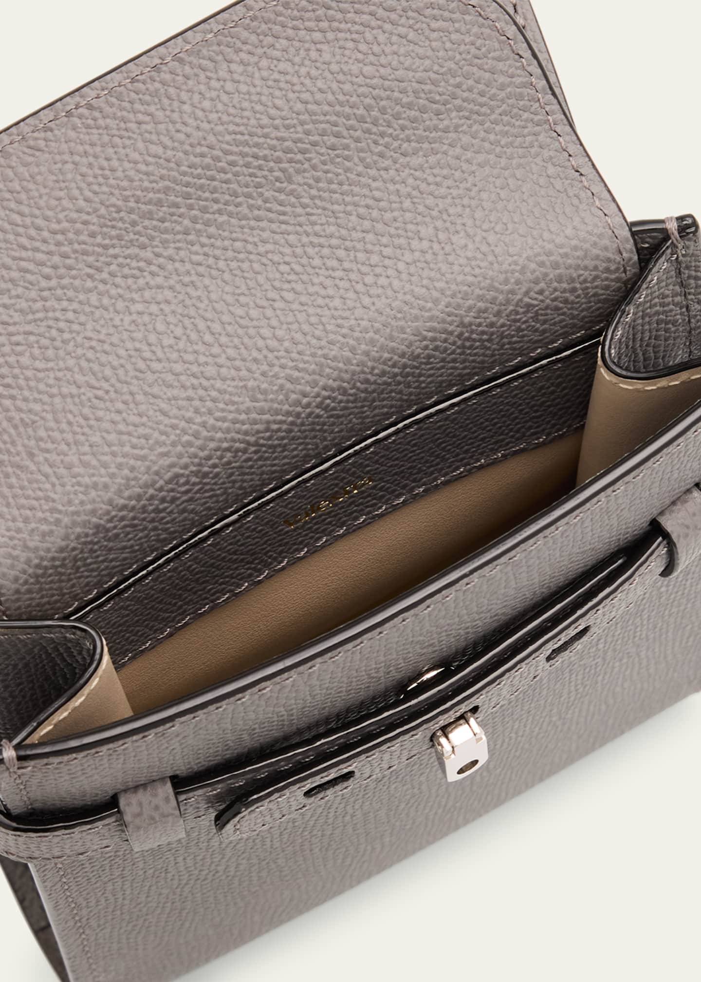 Valextra Men's Brera B-Tracollina Slim Crossbody Bag - Bergdorf Goodman