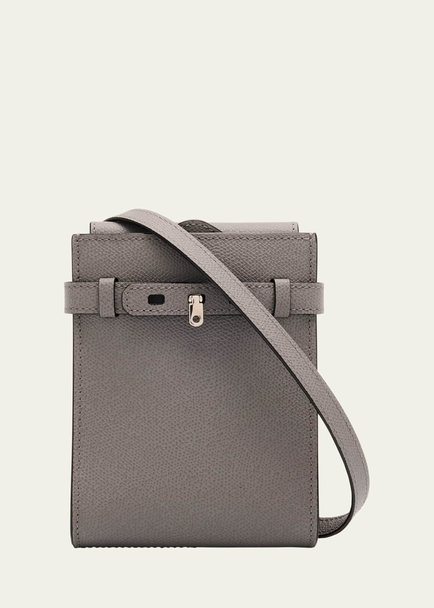 Valextra Men's Brera B-Tracollina Slim Crossbody Bag - Bergdorf Goodman