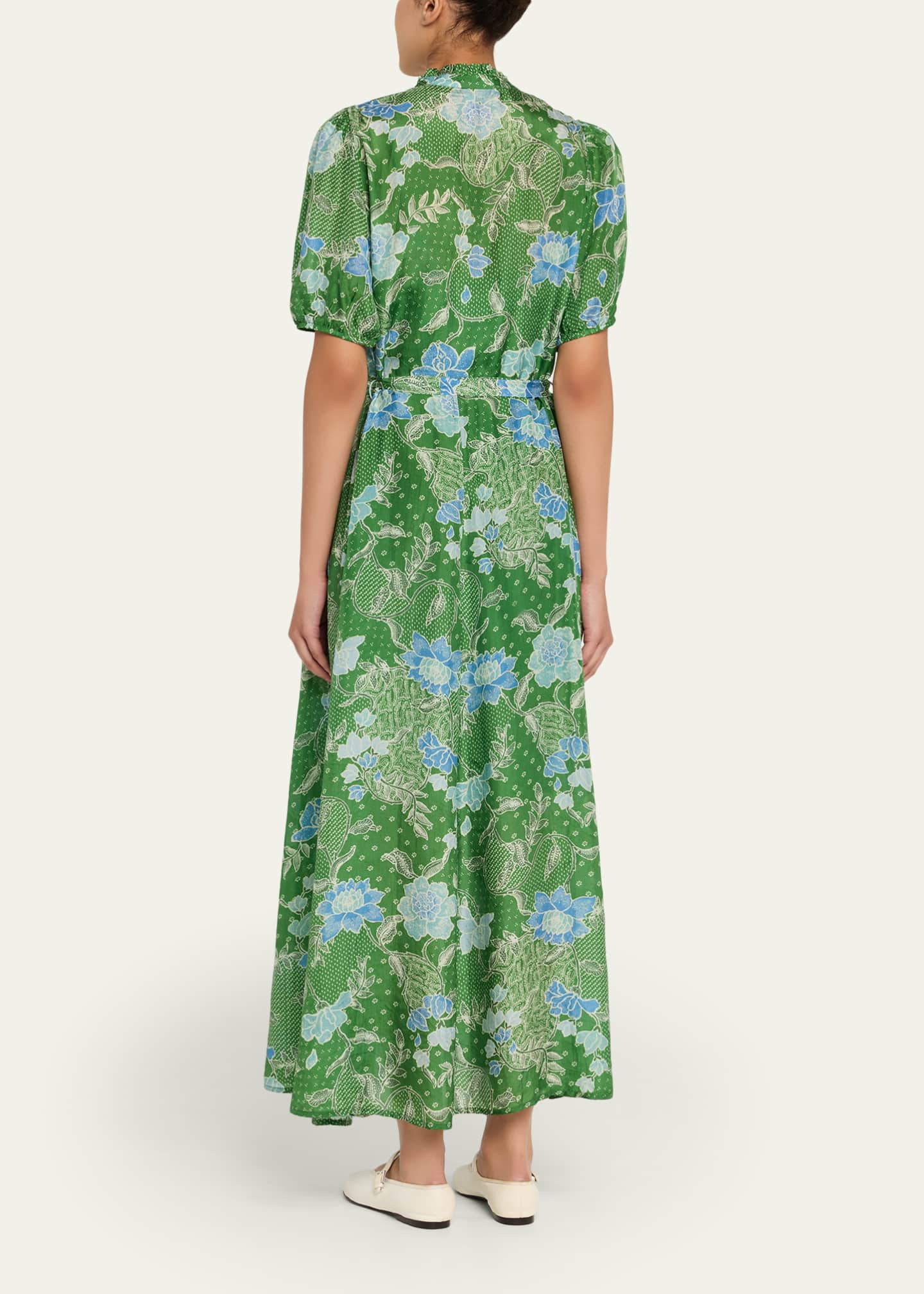 Hannah Artwear Oceanus Silk Maxi Dress - Bergdorf Goodman