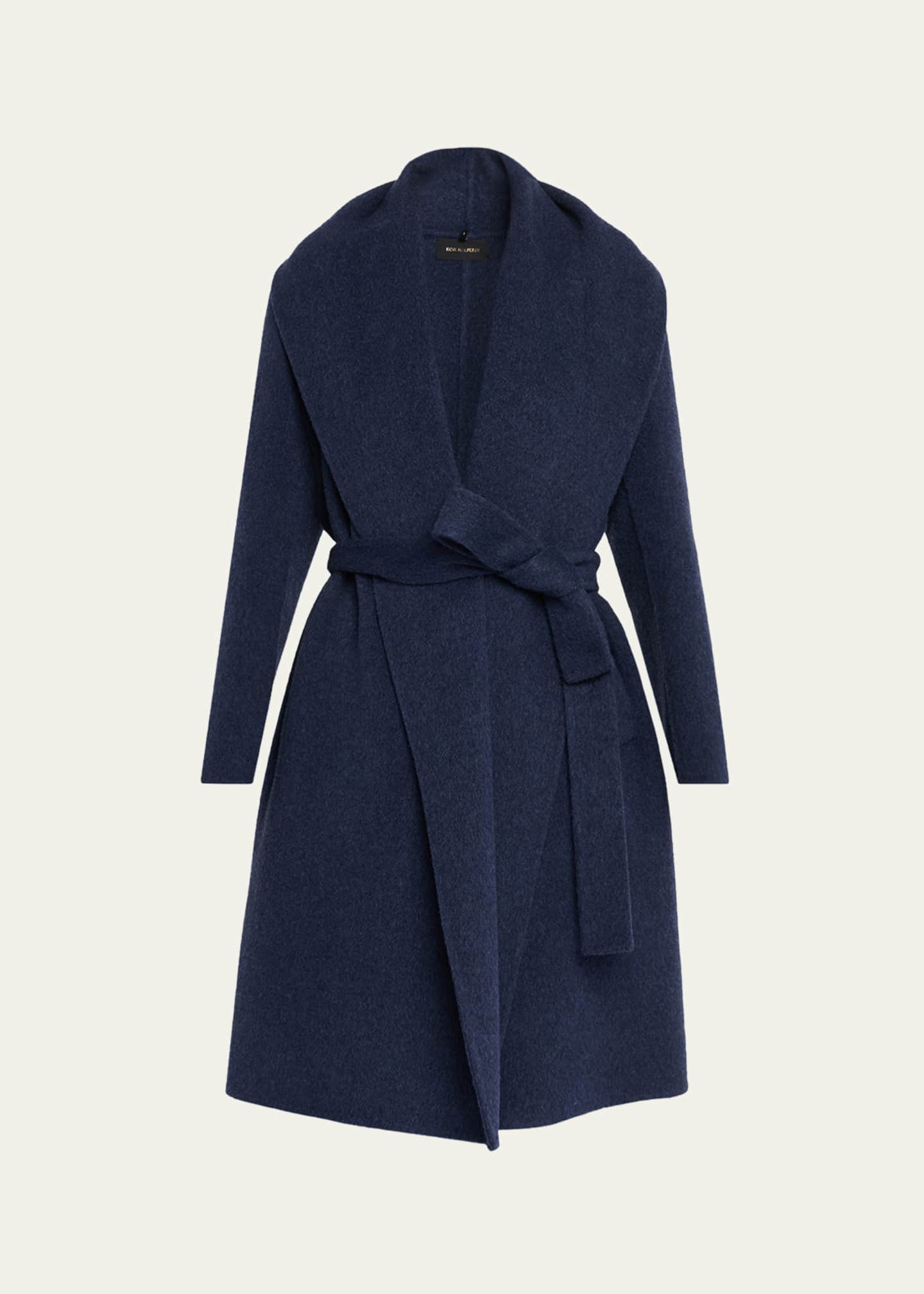 Kobi Halperin Yael Shawl-Collar Wrap Coat - Bergdorf Goodman