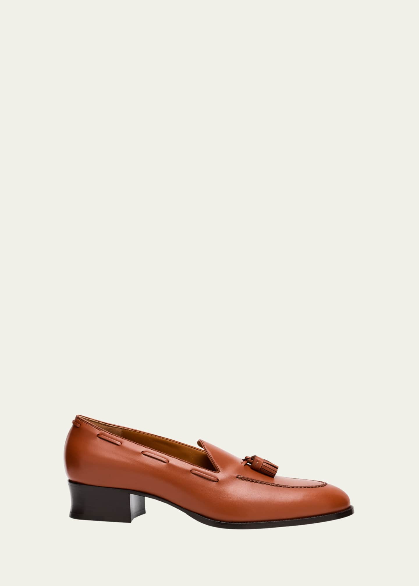 Loro Piana Serge Prestige Calfskin Tassel Loafers - Bergdorf Goodman