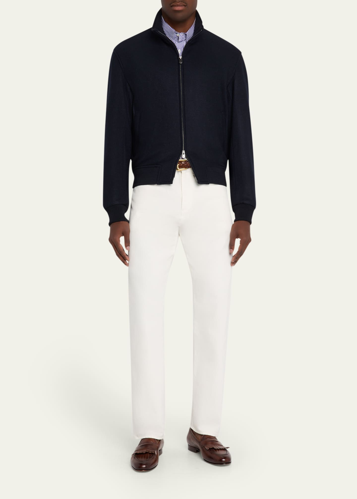 Ralph Lauren Purple Label Felton Cashmere Bomber Jacket - Bergdorf Goodman