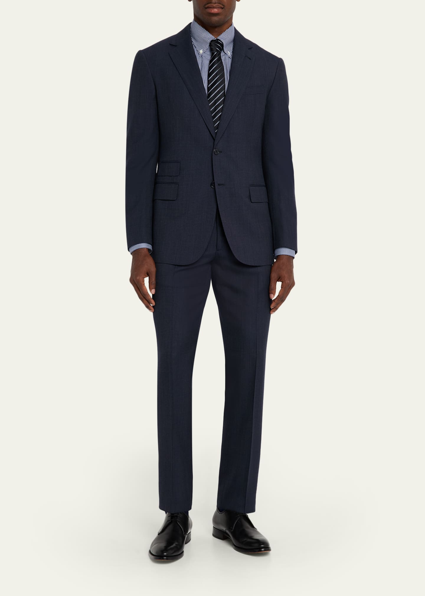 Ralph Lauren Purple Label Kent Hand-Tailored Pin Dot Suit - Bergdorf ...
