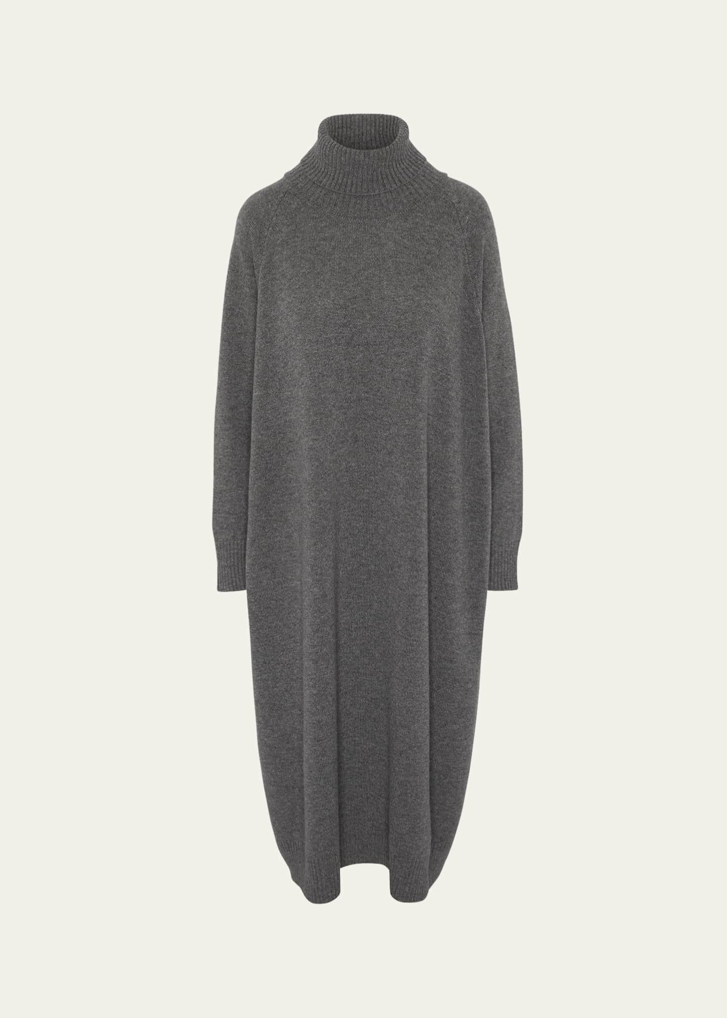 Eskandar Wide Raglan Sleeve Roll Neck Dress - Bergdorf Goodman