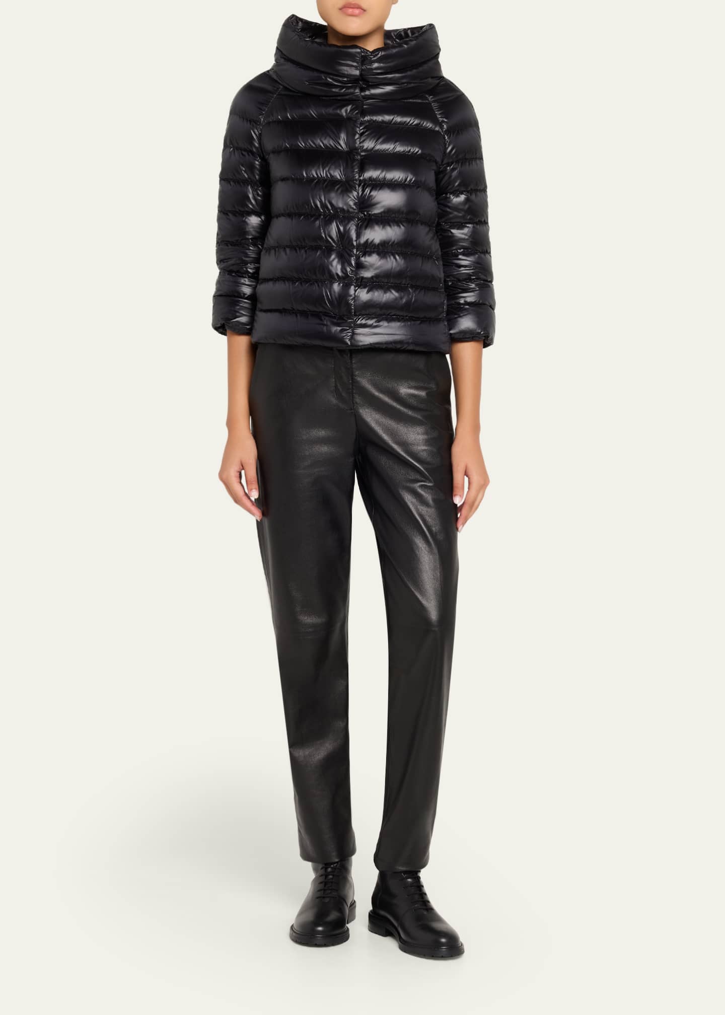Herno Sofia Ultra-Lightweight Down Bolero Jacket - Bergdorf Goodman