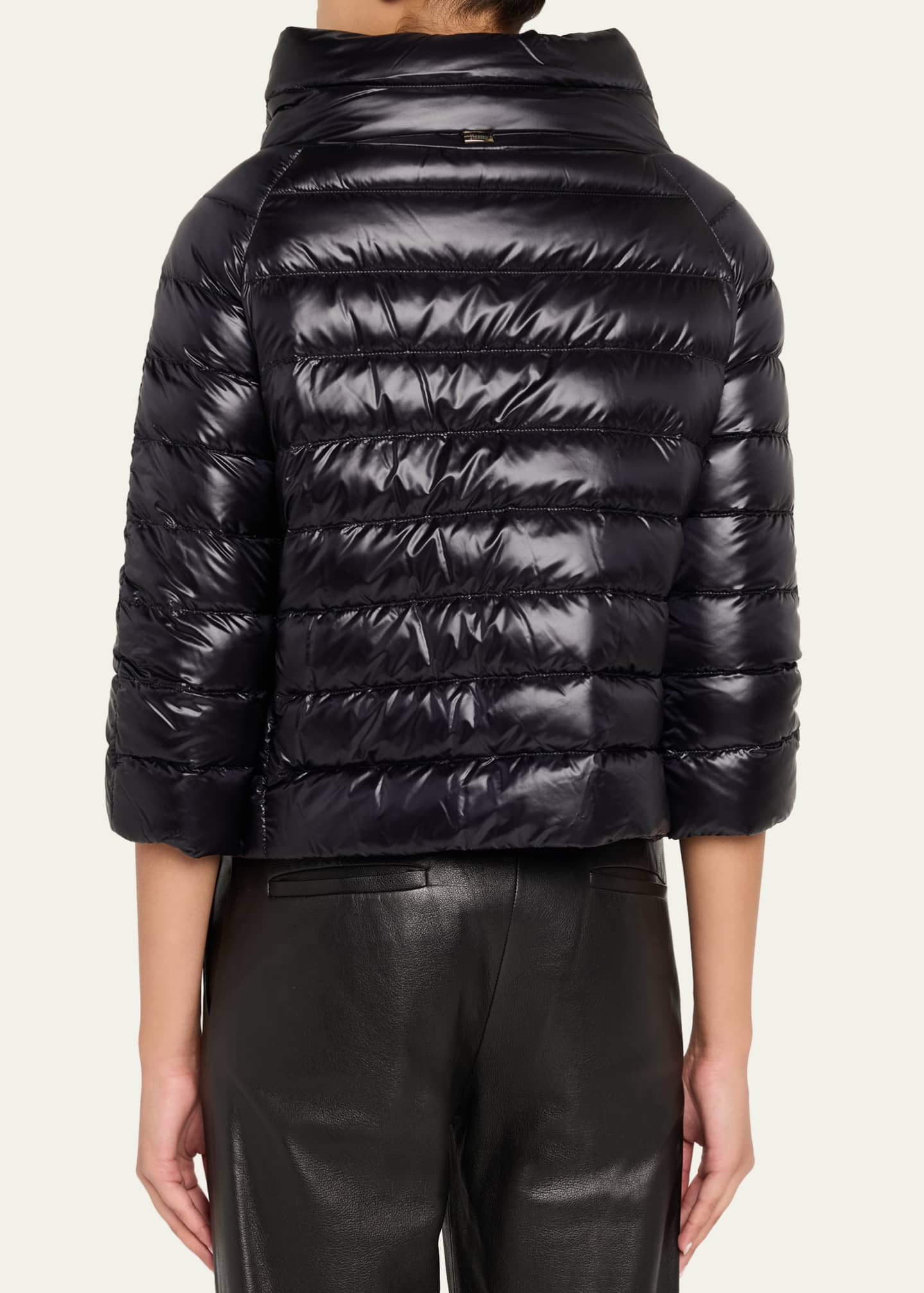 Herno Sofia Ultra-Lightweight Down Bolero Jacket - Bergdorf Goodman