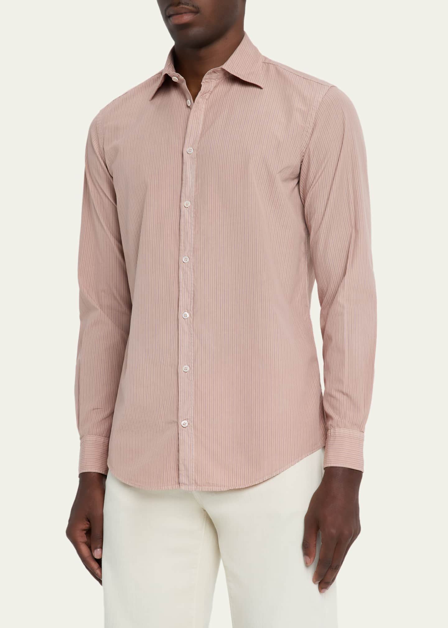 Massimo Alba Men's Genova Stripe Cotton Button-Down Shirt - Bergdorf ...