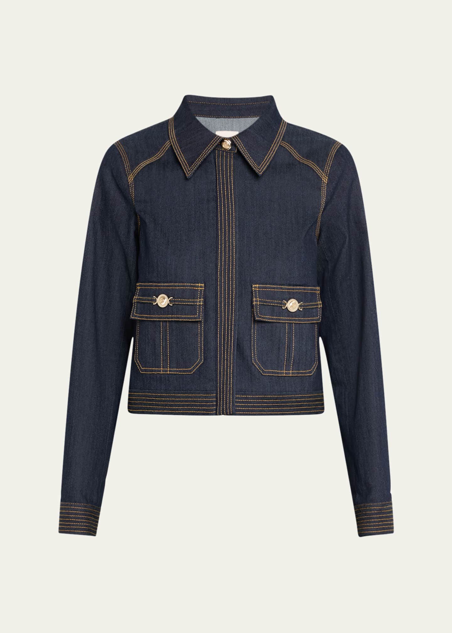 Cinq a Sept Lydie Denim Jacket - Bergdorf Goodman